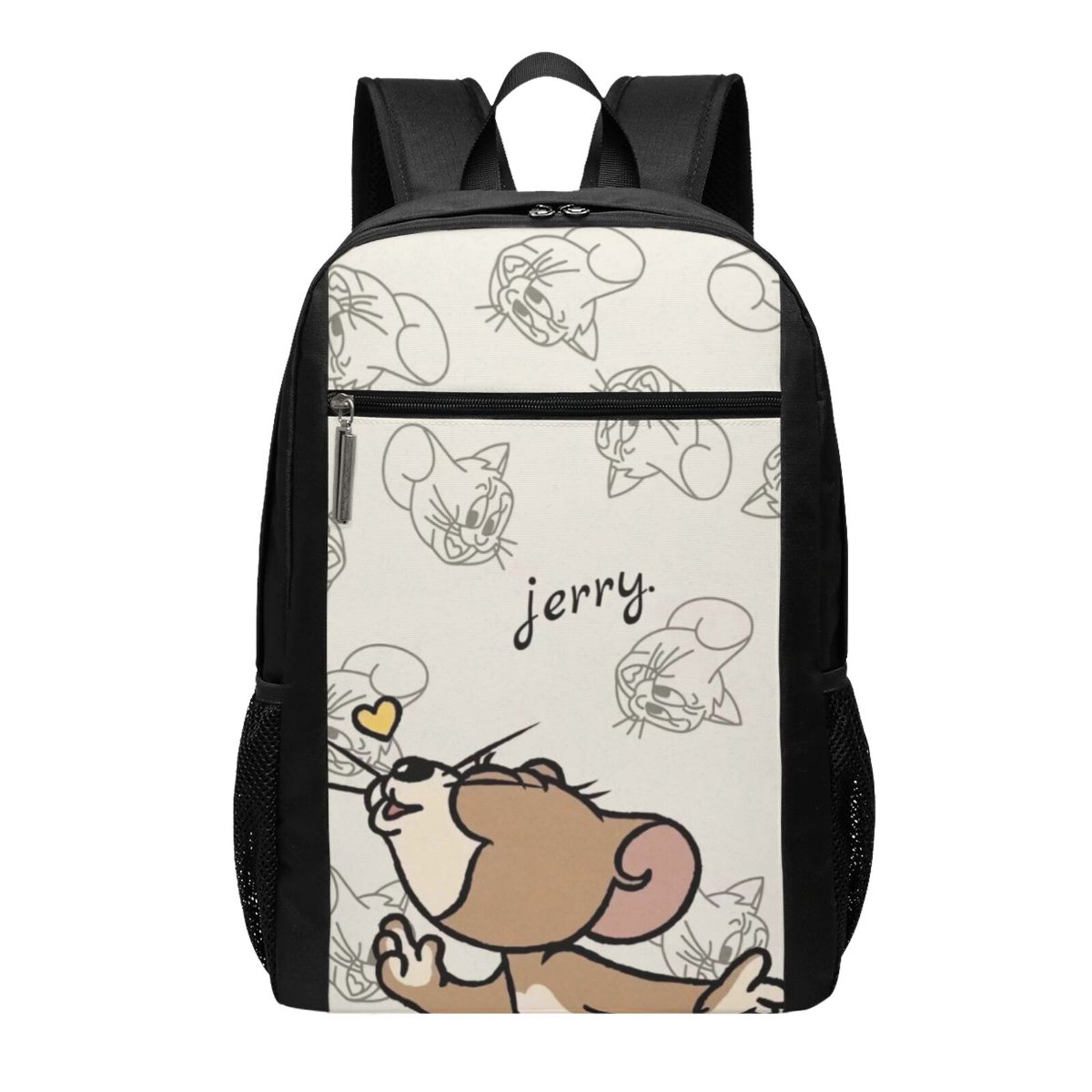 Tom And Jerry One Backpacks - Durable, Lightweight Bookbag With 1 Main ...