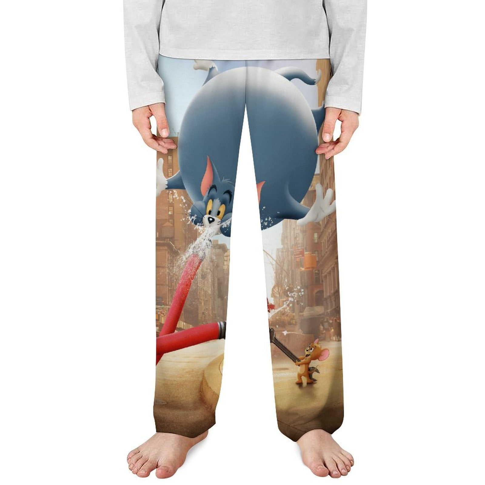 Tom And Jerry Pajama Pants Long Sleep Pants Soft Elastic Waist PJ ...