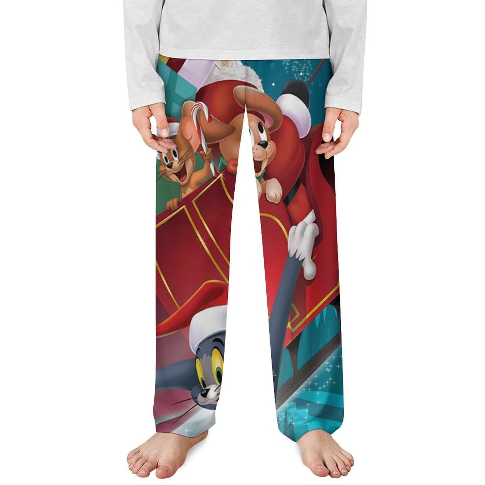 Tom And Jerry Pajama Pants Long Sleep Pants Soft Elastic Waist Pajama ...