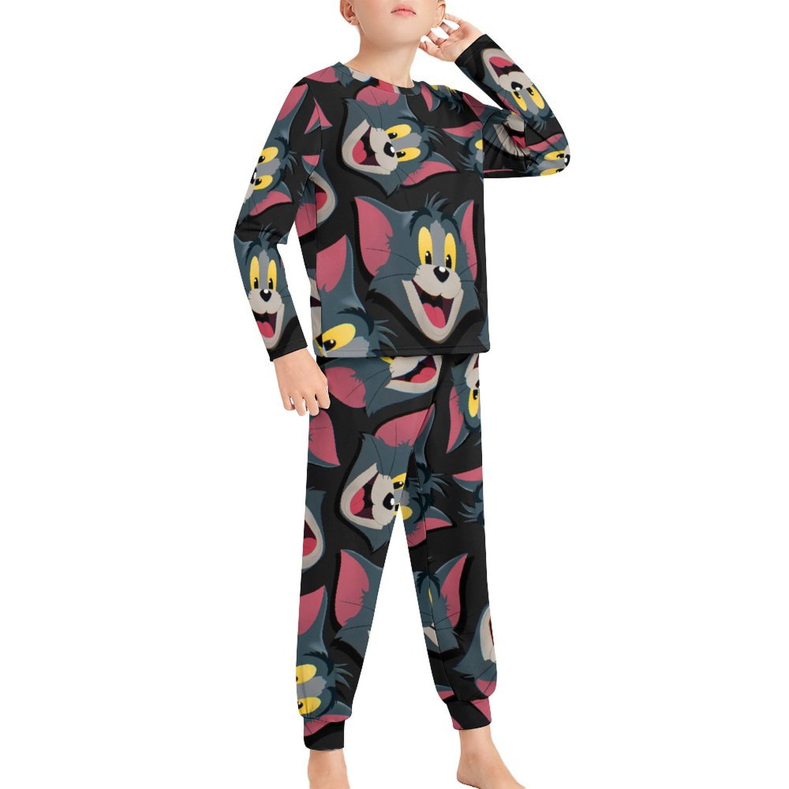 Tom And Jerry Pajamas Set Soft Comfy PJs Sleepwear - Walmart.com