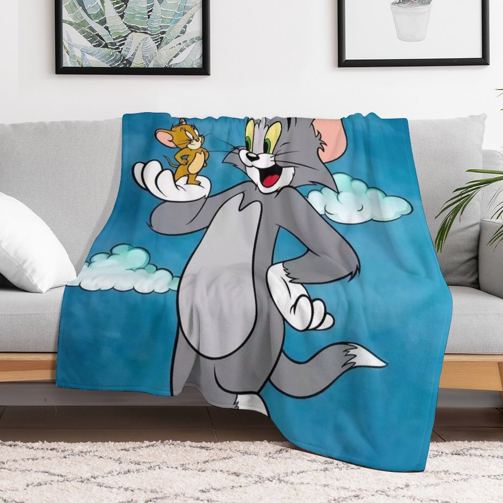 Tom And Jerry Queen Size Blanket, Gifts for Girls And Boys, Super Soft ...