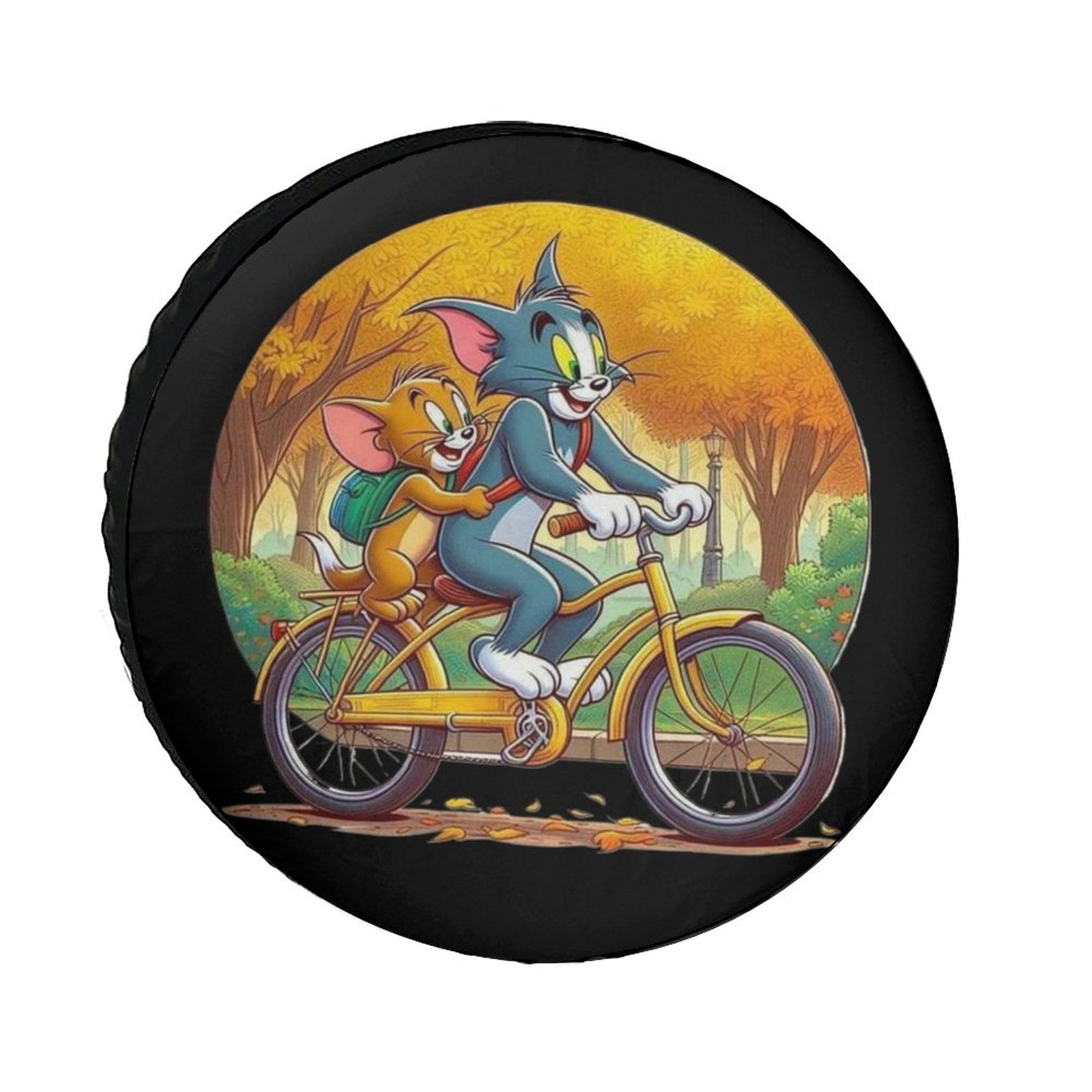 Tom And Jerry Tire Cover Spare Tire Bag Spare tire Cover Waterproof Universal Spare Wheel Tire ...
