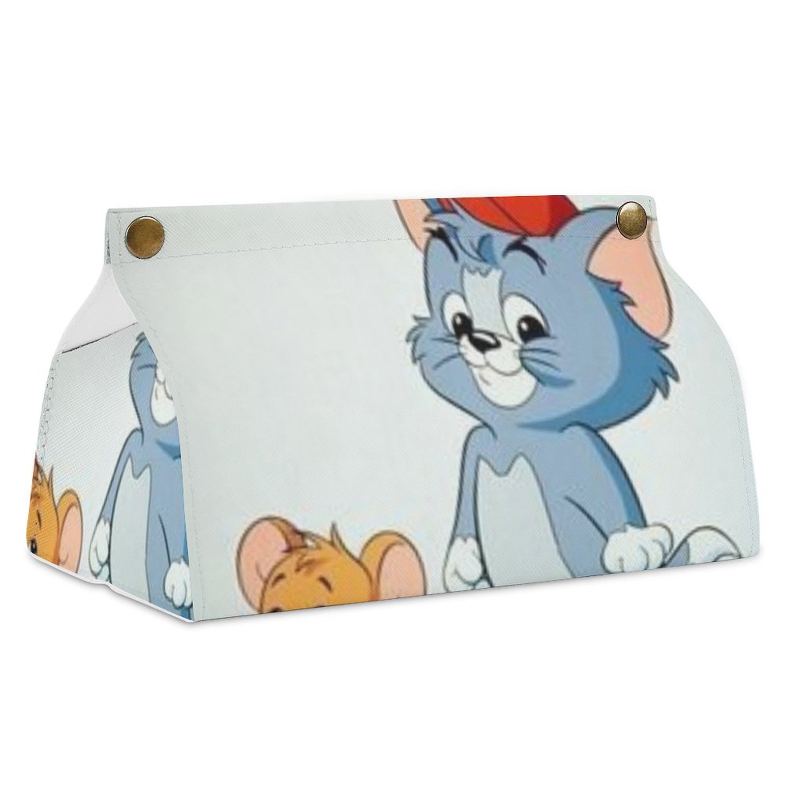 Tom And Jerry Tissue Box Cover - PU Tissue Box Cover Decorative ...