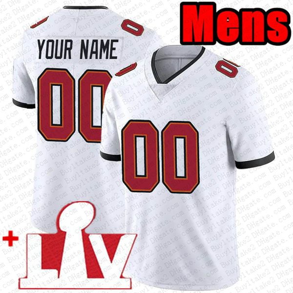 Tom Brady 6 Baker Mayfield Mike Evans Football Jersey Chris Godwin Devin White Rob Gronkowski ...
