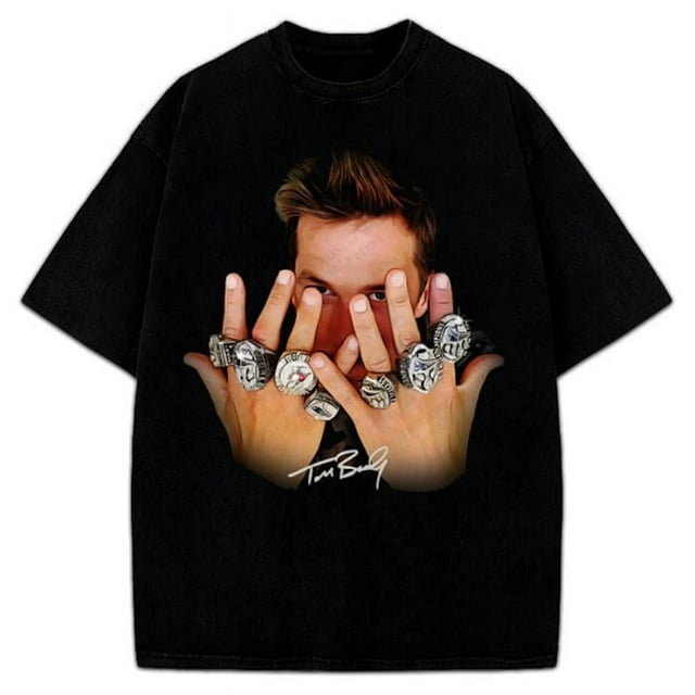 Tom Brady 7 Rings Greatest Of All Time Goat T Shirt