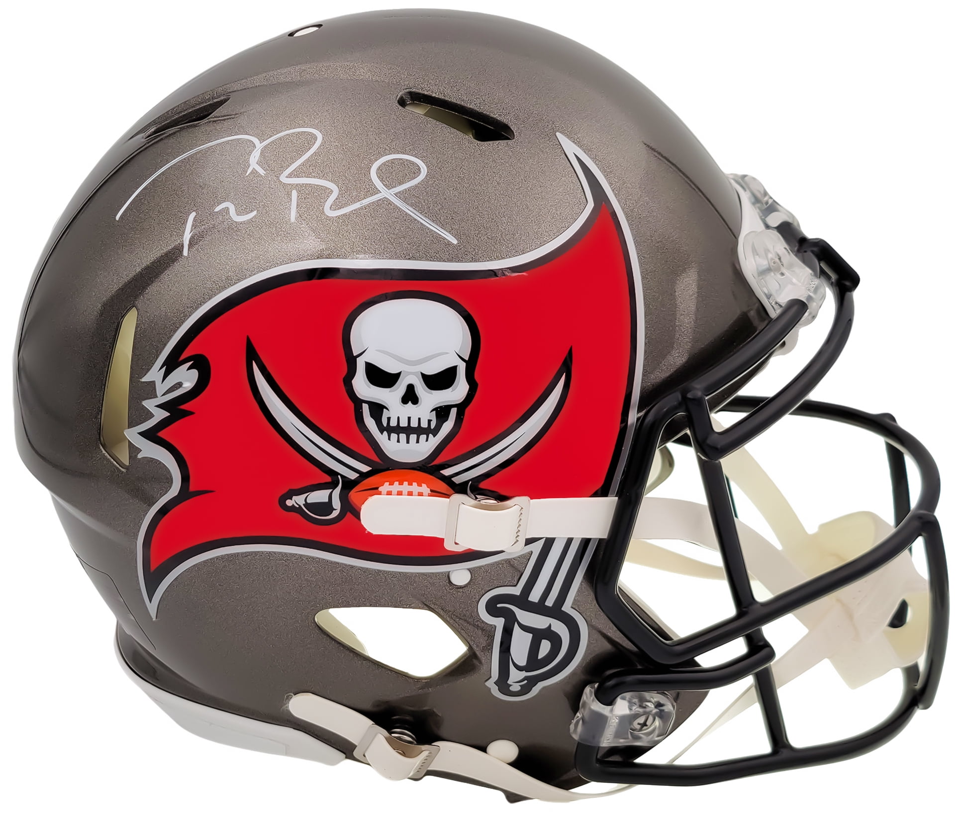 Tom Brady Autographed Tampa Bay Buccaneers Gray Full Size Authentic ...