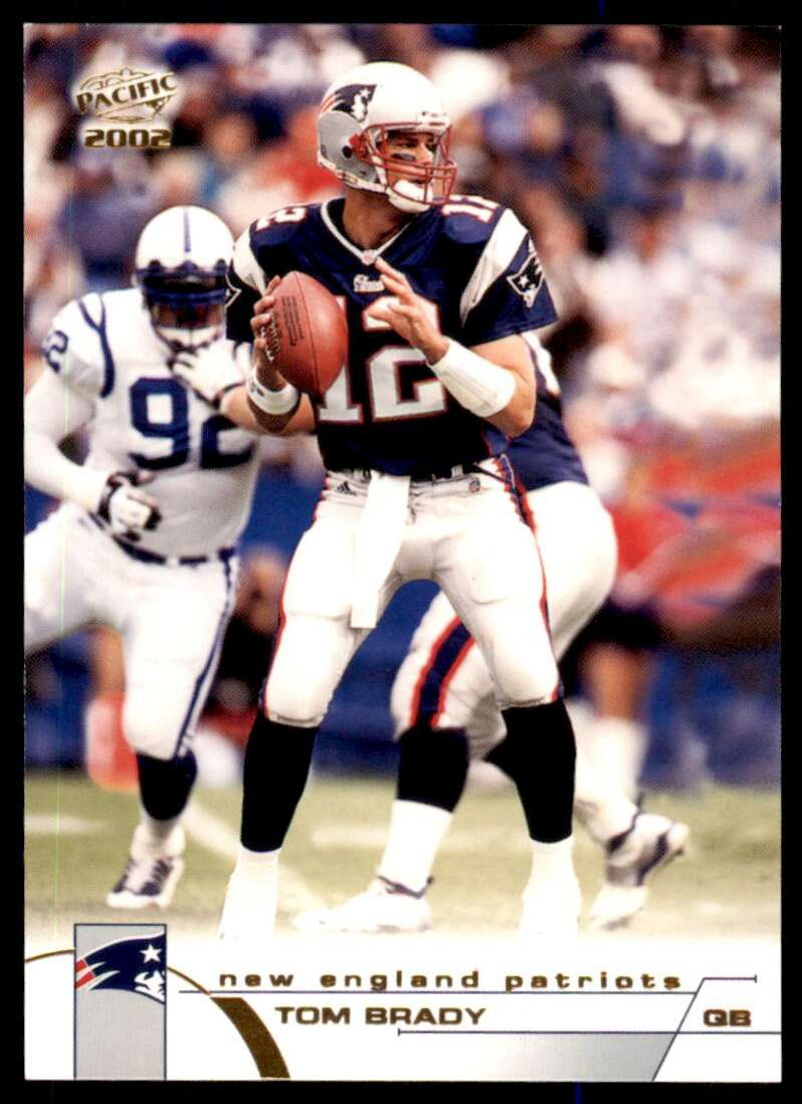 Tom Brady Card 2002 Pacific #258 - Walmart.com