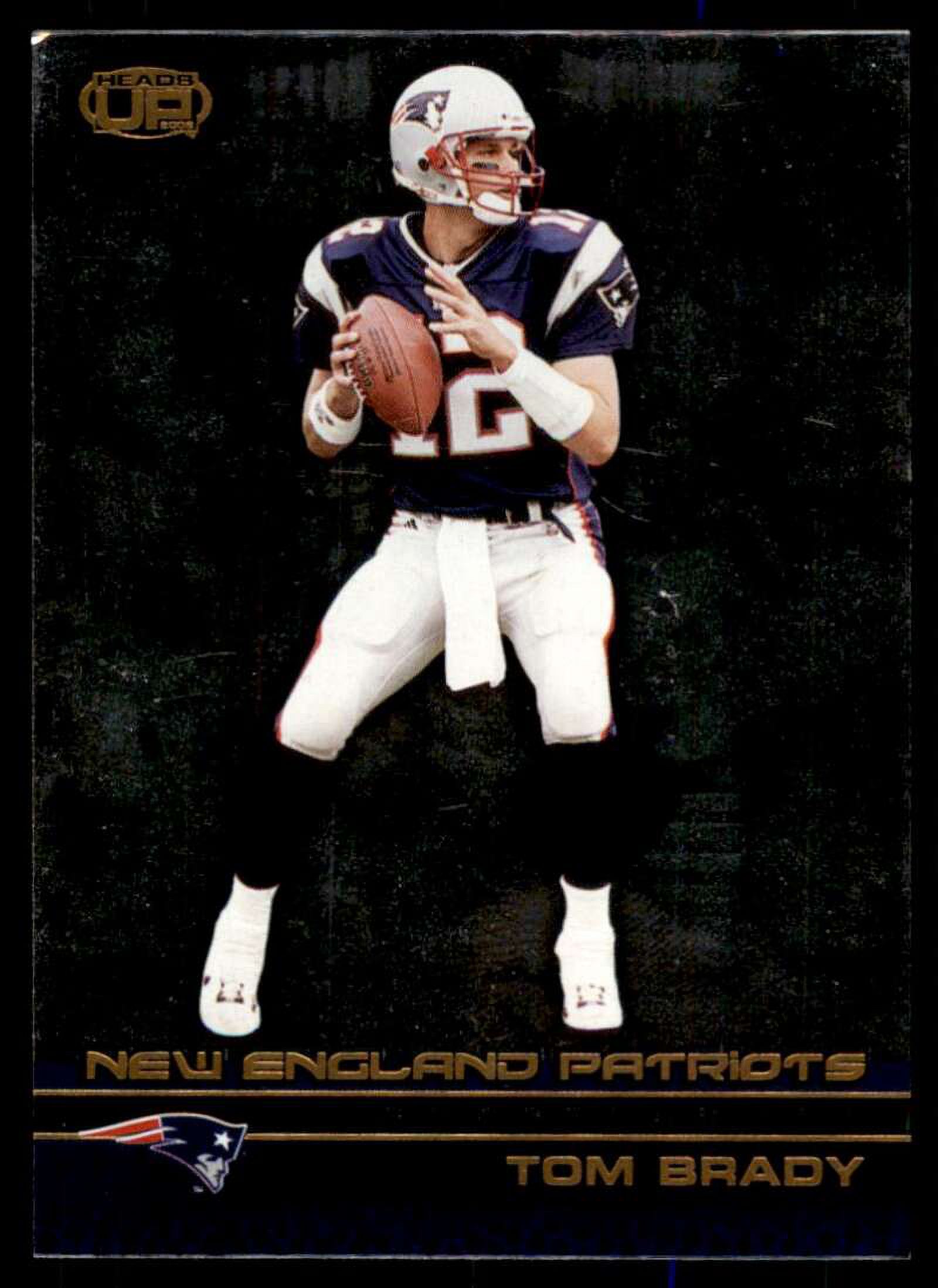 Tom Brady Card 2002 Pacific Heads Up #71 - Walmart.com