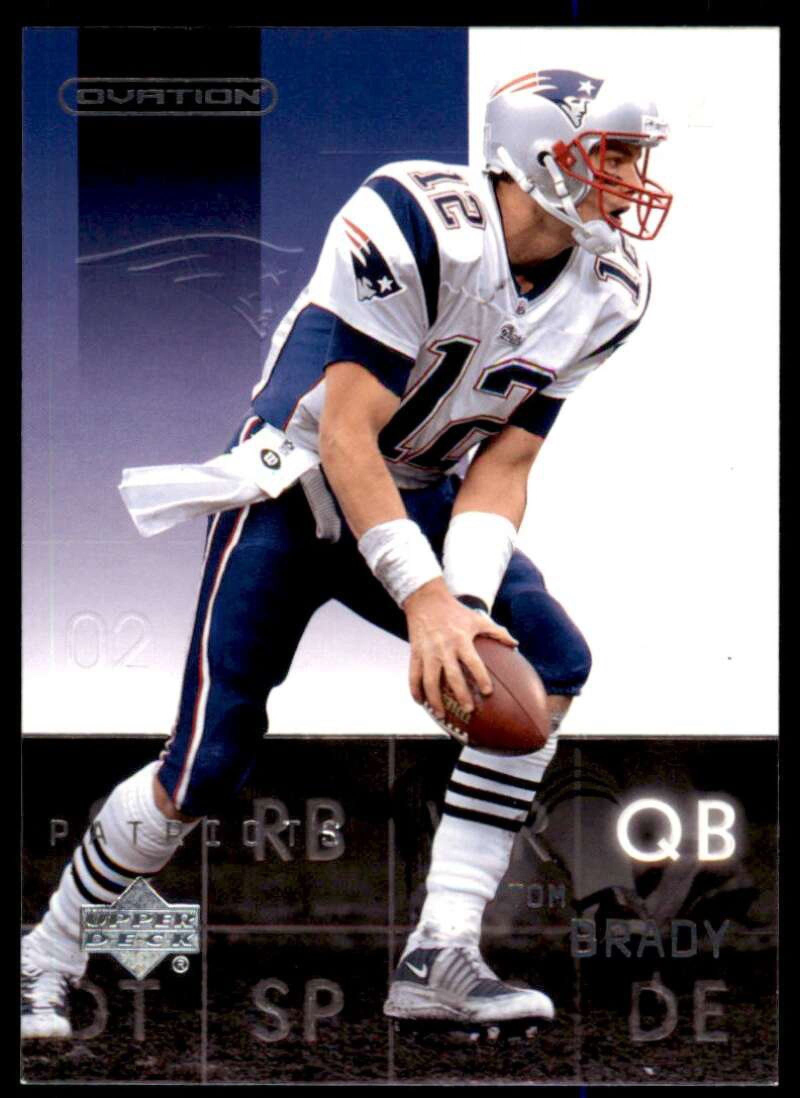 Tom Brady Card 2002 Upper Deck Ovation #51 - Walmart.com
