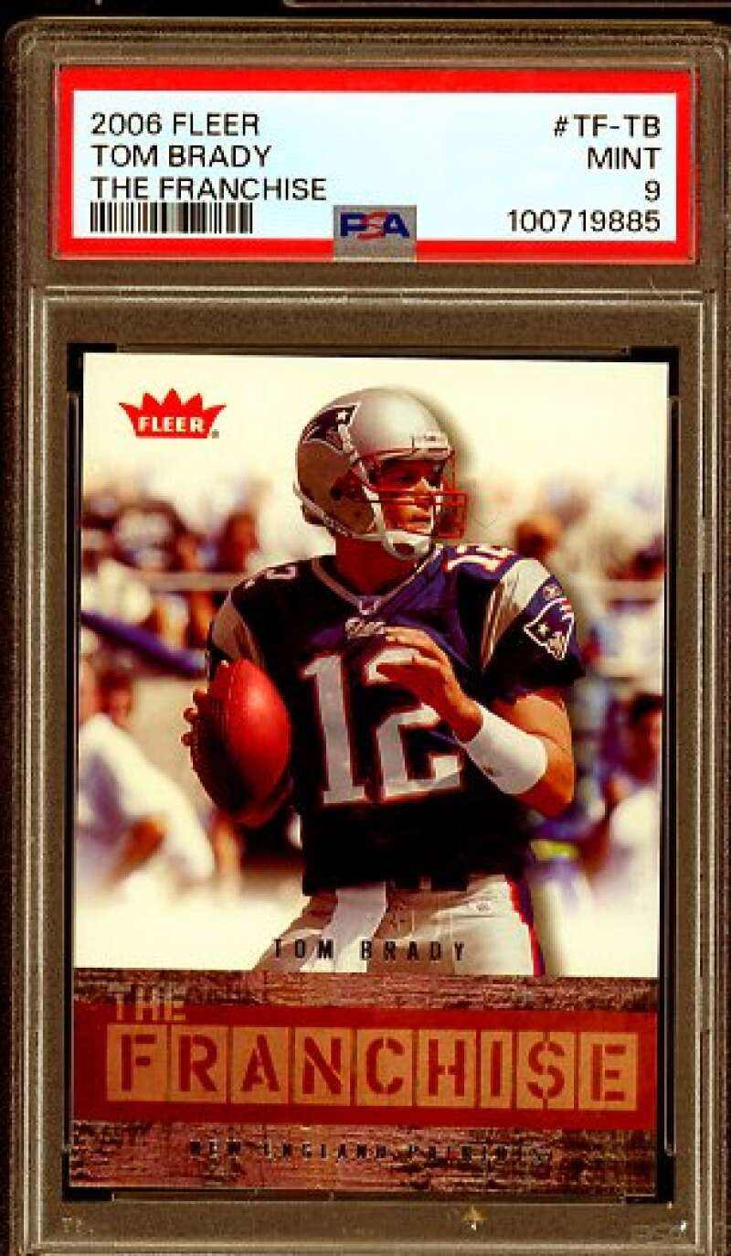Tom Brady Card 2006 Fleer #Tf-Tb PSA 9 - Walmart.com