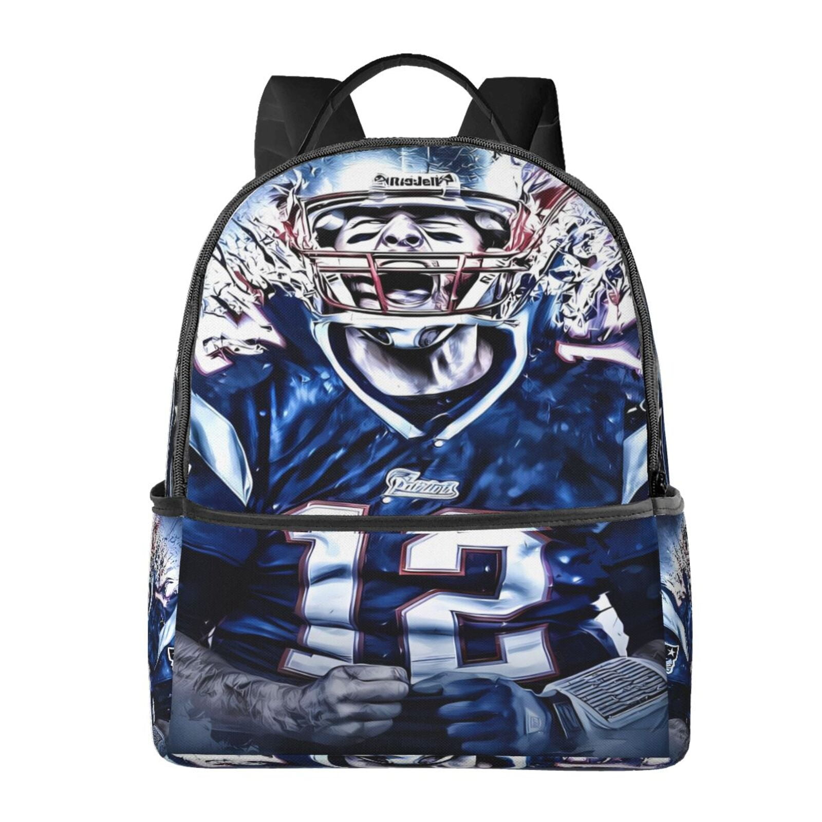 Tom Brady Customized Fashion Travel Backpack, Football Team Logo Fan ...