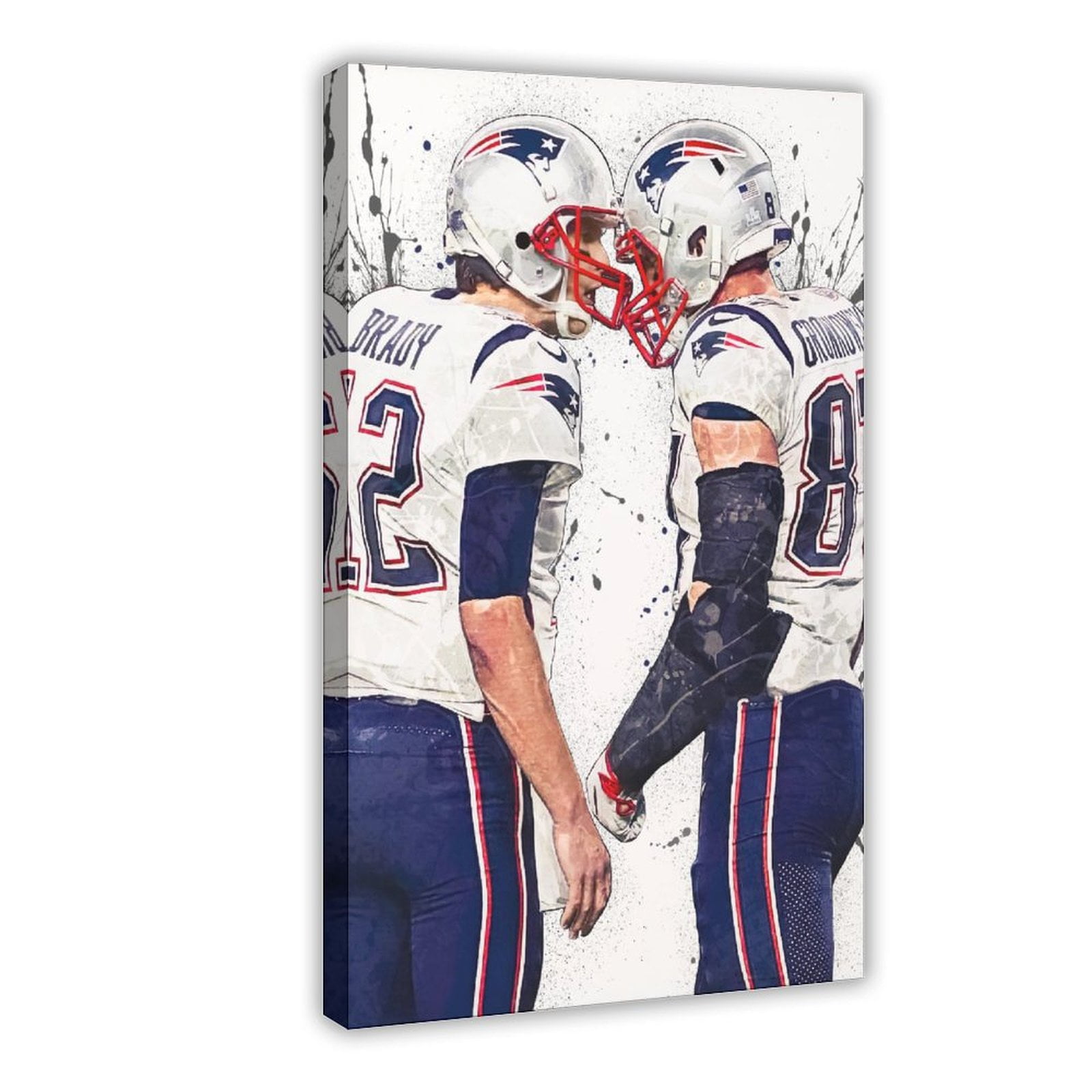 Tom Brady Rob Gronkowski, Football Player, Canvas Football ...