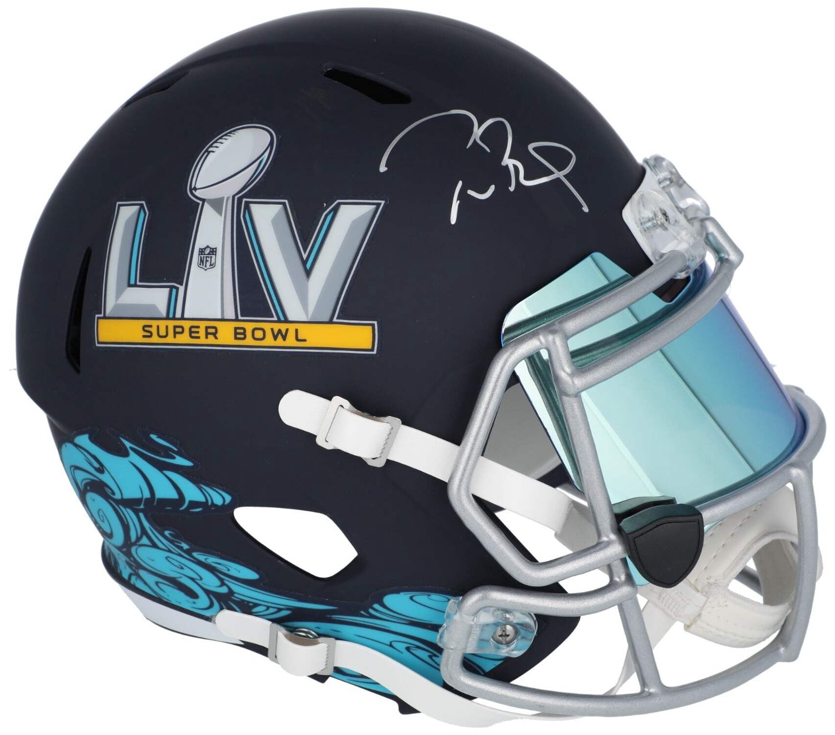Tom Brady Signed Autographed Super Bowl LV Full Size Helmet Fanatics ...