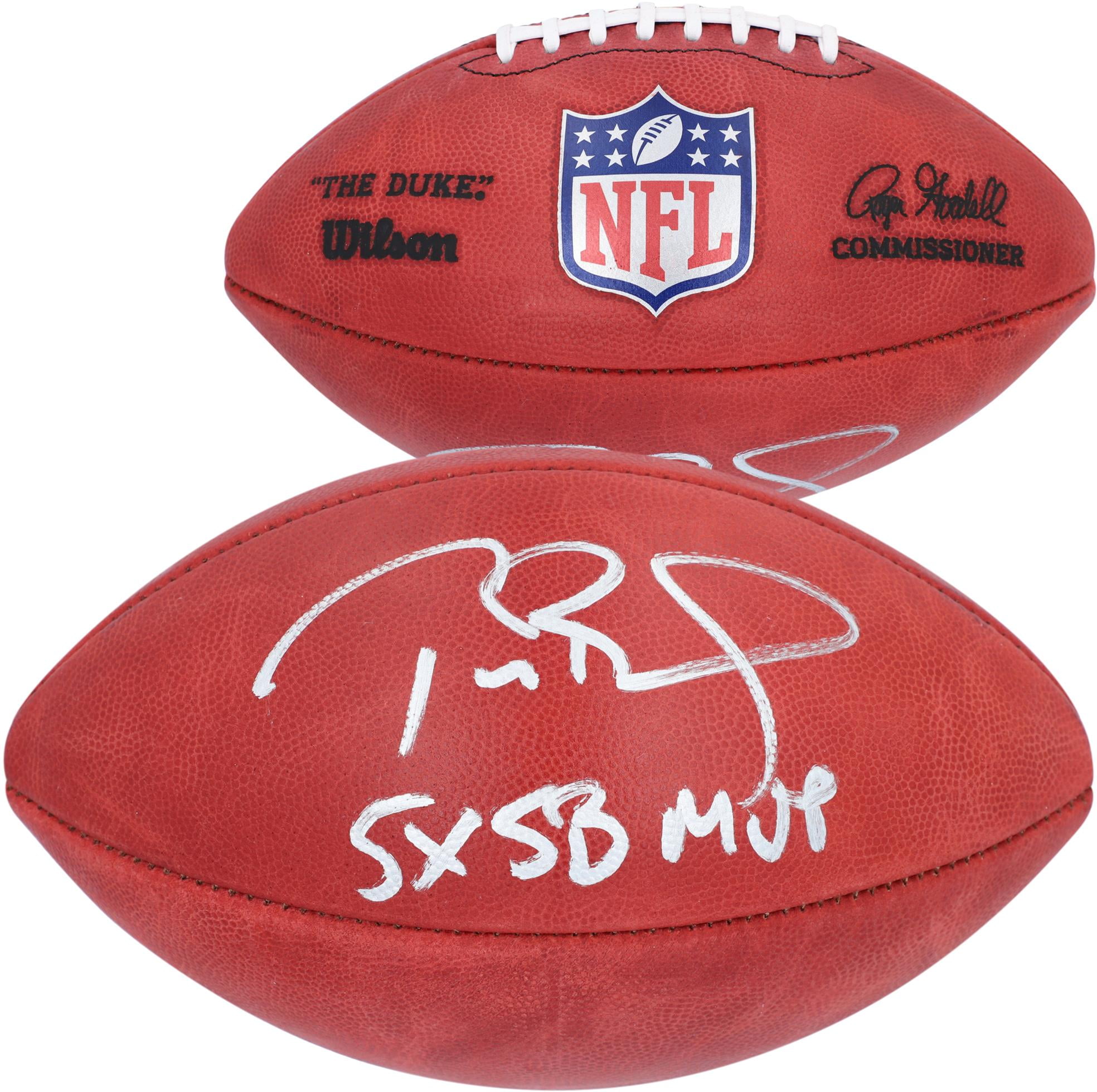 Tom Brady Tampa Bay Buccaneers Autographed Wilson Duke Full Color Pro ...