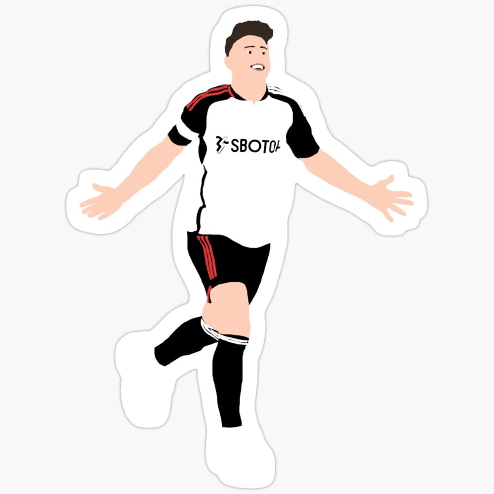 Tom Cairney - Fulham Sticker Phone Decal Water Bottle Stickers Car ...