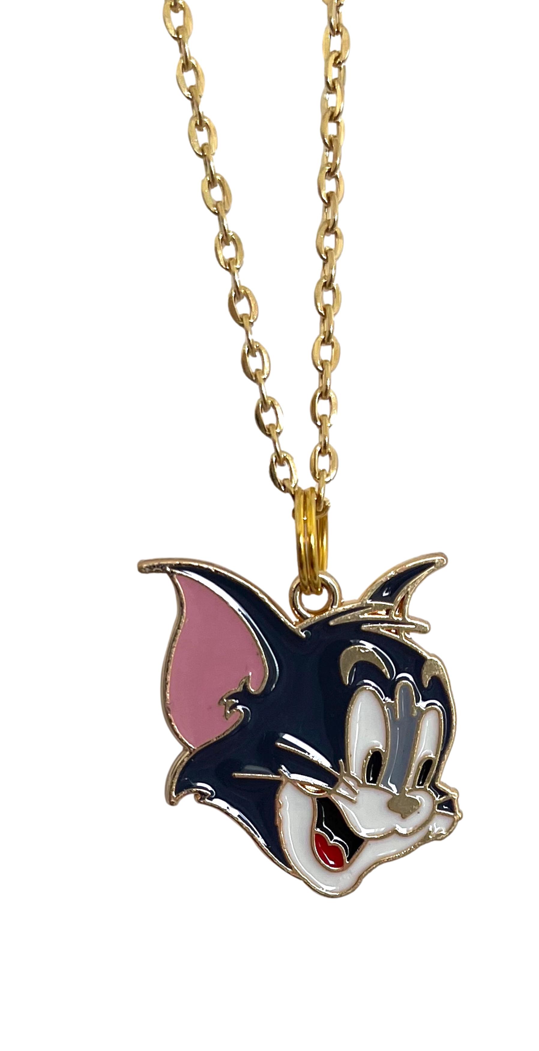 Tom Cat Cartoon Necklace Tom and Jerry Style B - Walmart.com