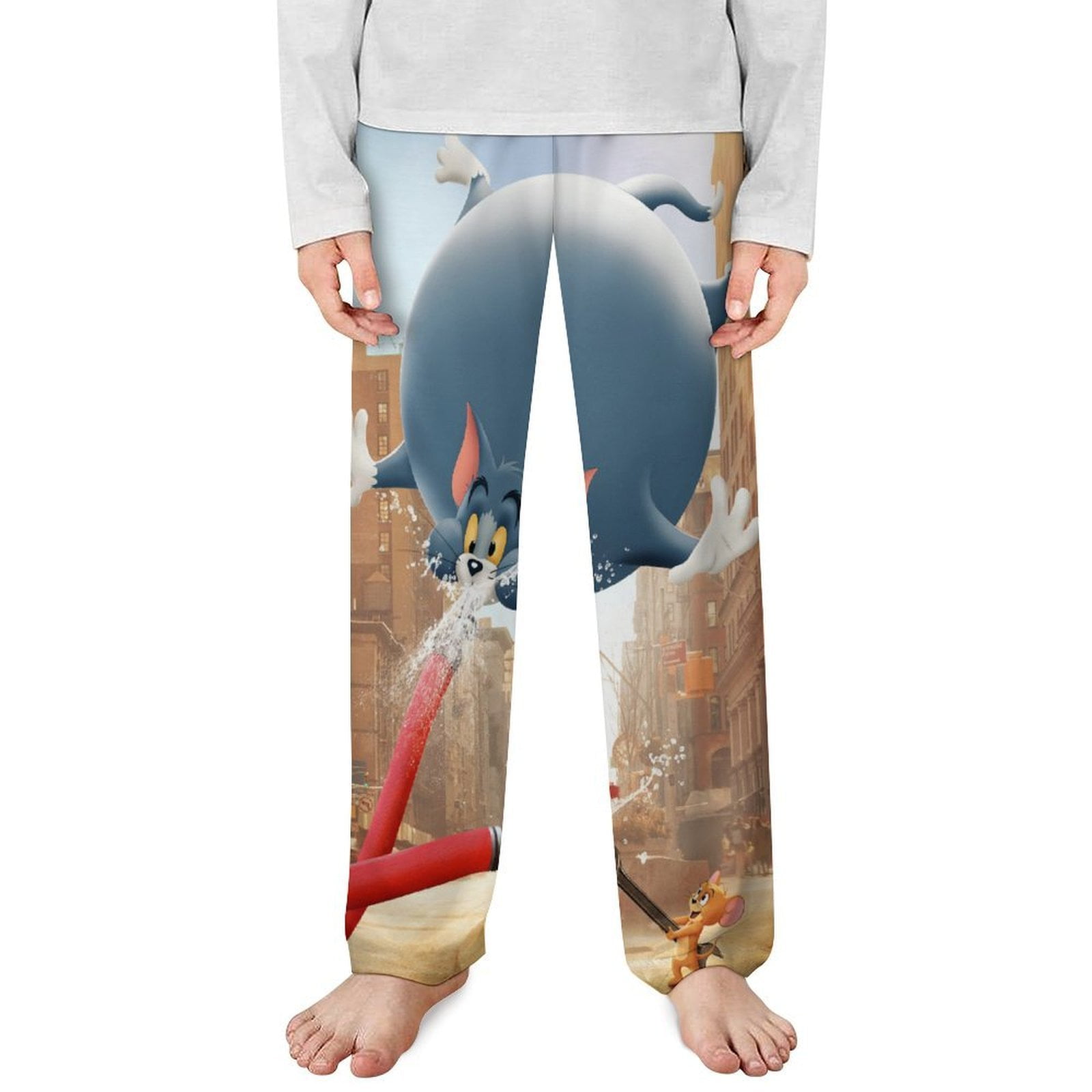Tom Cat Jerly Pajama Pants Cartoon Casual Lounge PJ Bottoms with ...
