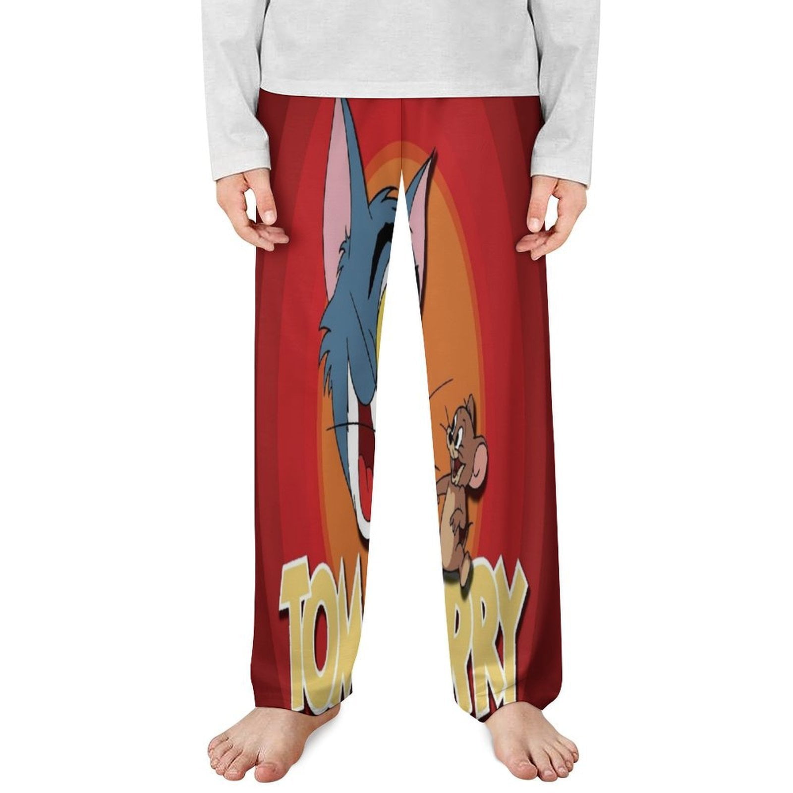 Tom Cat Jerly Pajama Pants Cartoon Casual Lounge PJ Bottoms with ...