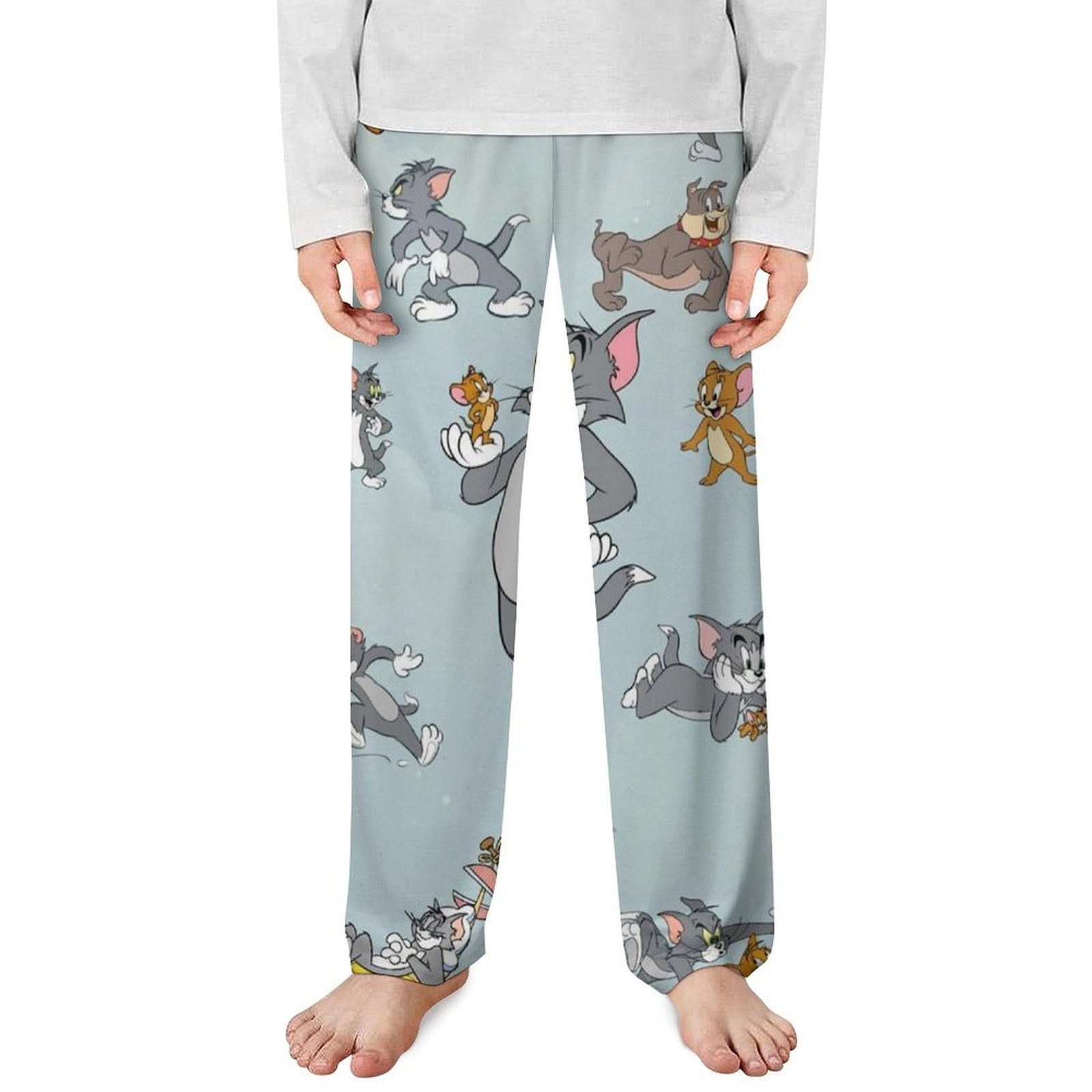 Tom Cat Jerly Pajama Pants Cartoon Casual Lounge PJ Bottoms with ...