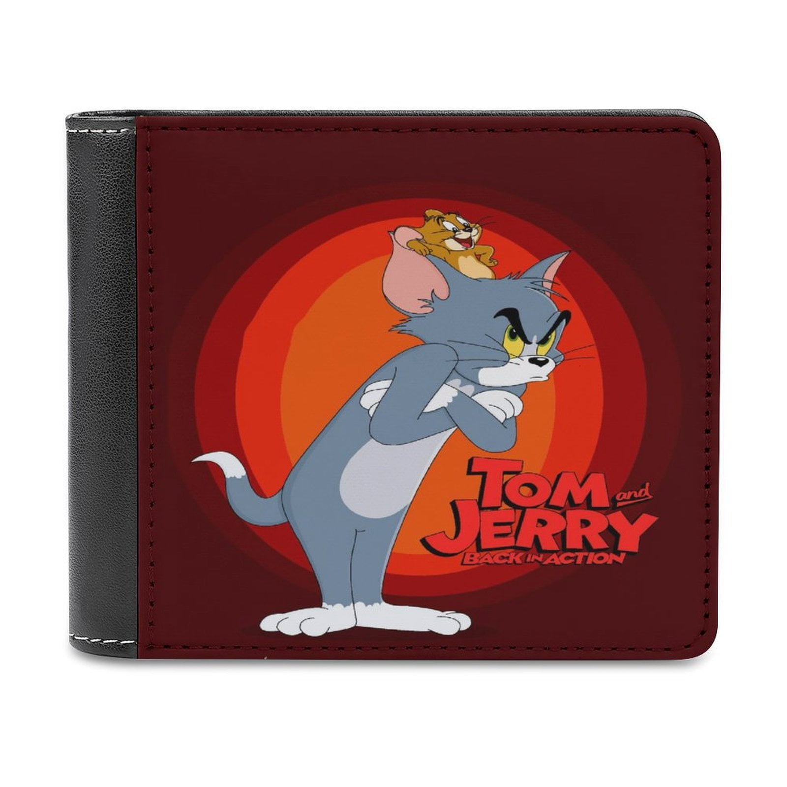 Tom Cat Jerly Wallet for Men Leather Purse Clutch Card Holders Travel ...