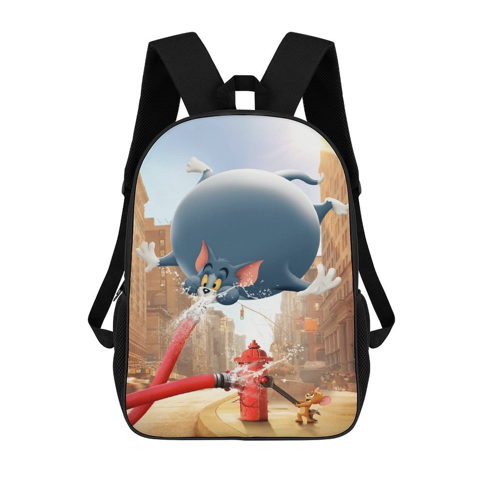 Tom Cat Jerry Backpack 17 Inch Lightweight Anime Print Design Backpack ...