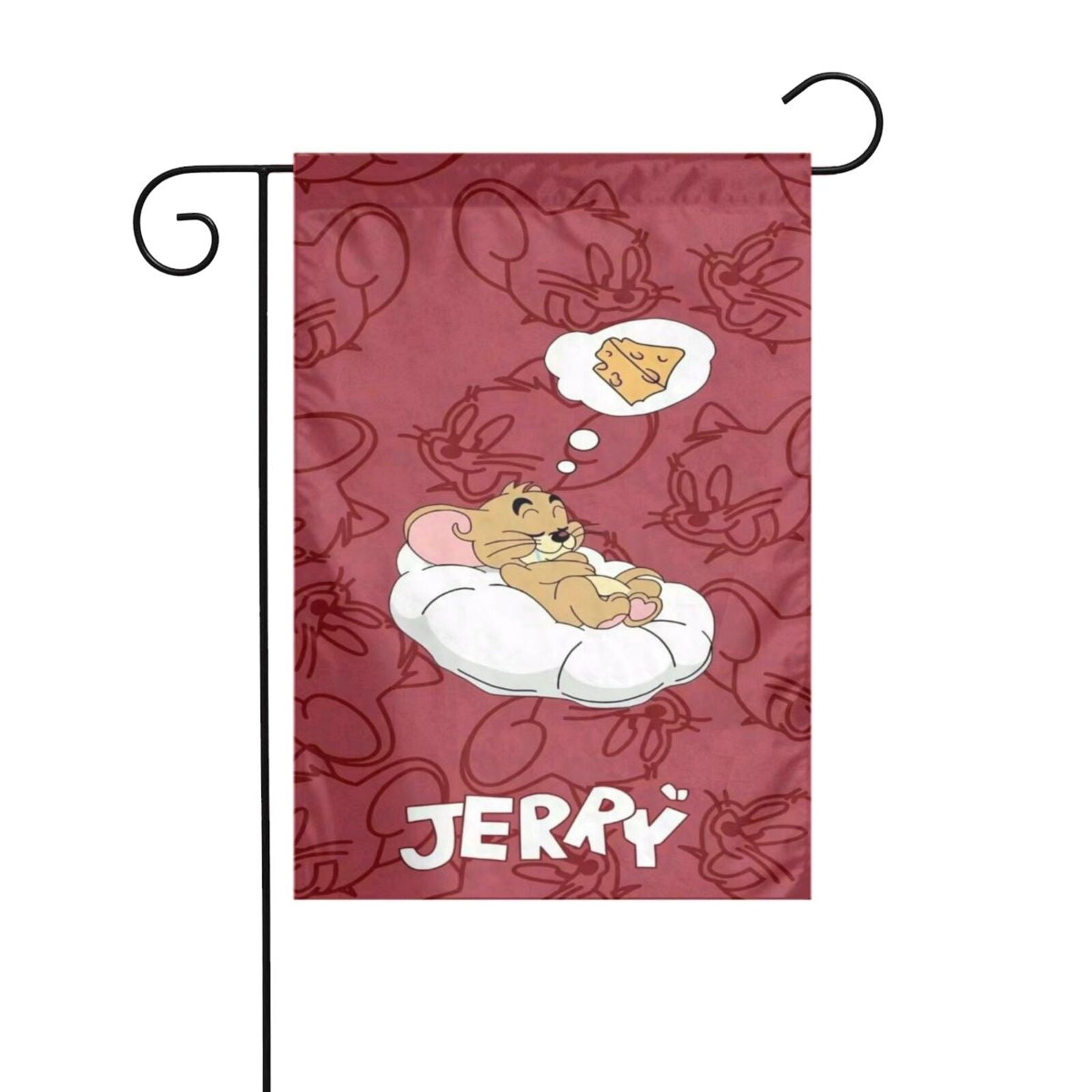 Tom Cat Jerry Garden Flag Vertical Double Sided Rustic Farmland Yard ...