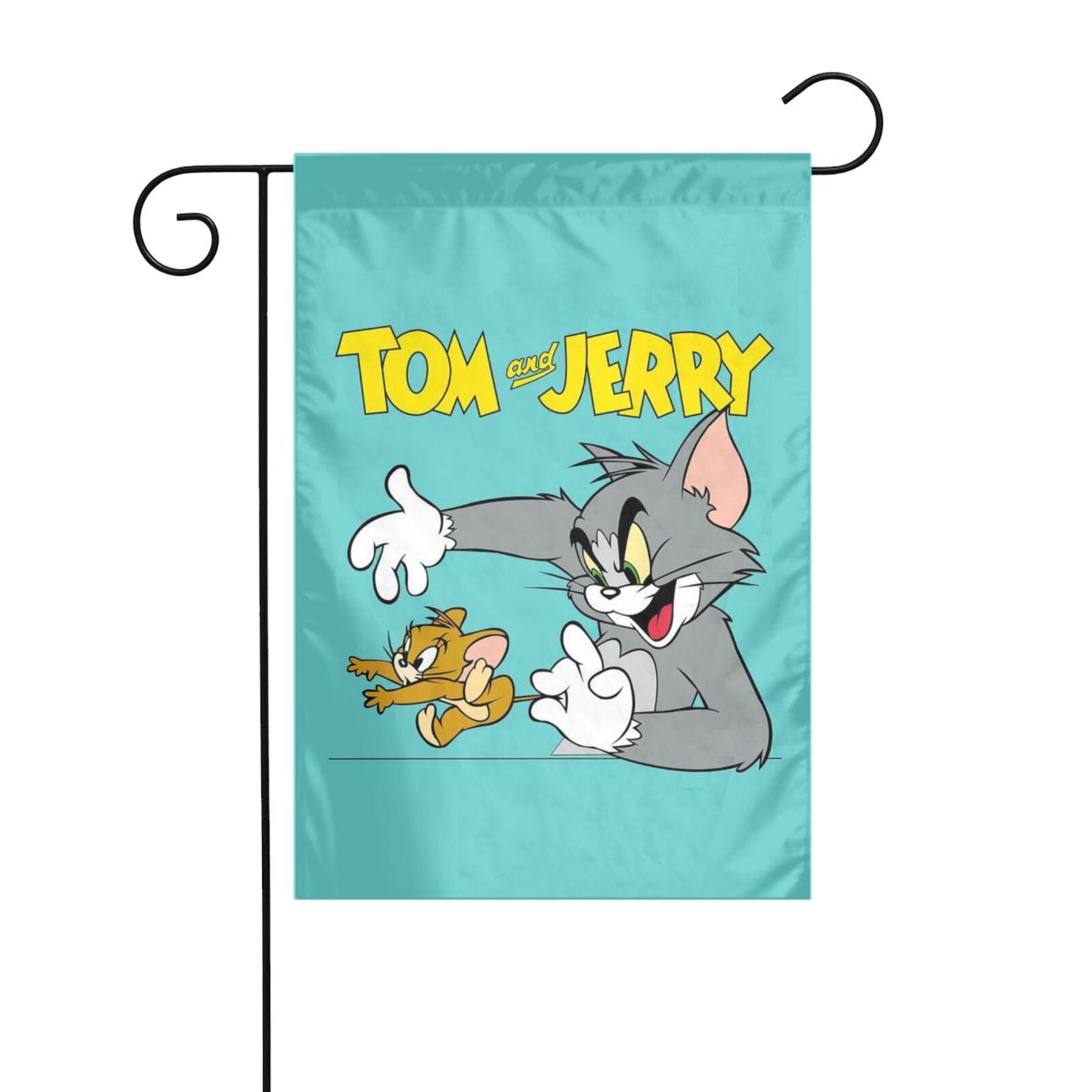 Tom Cat Jerry Garden Flag Vertical Double Sided Rustic Farmland Yard ...