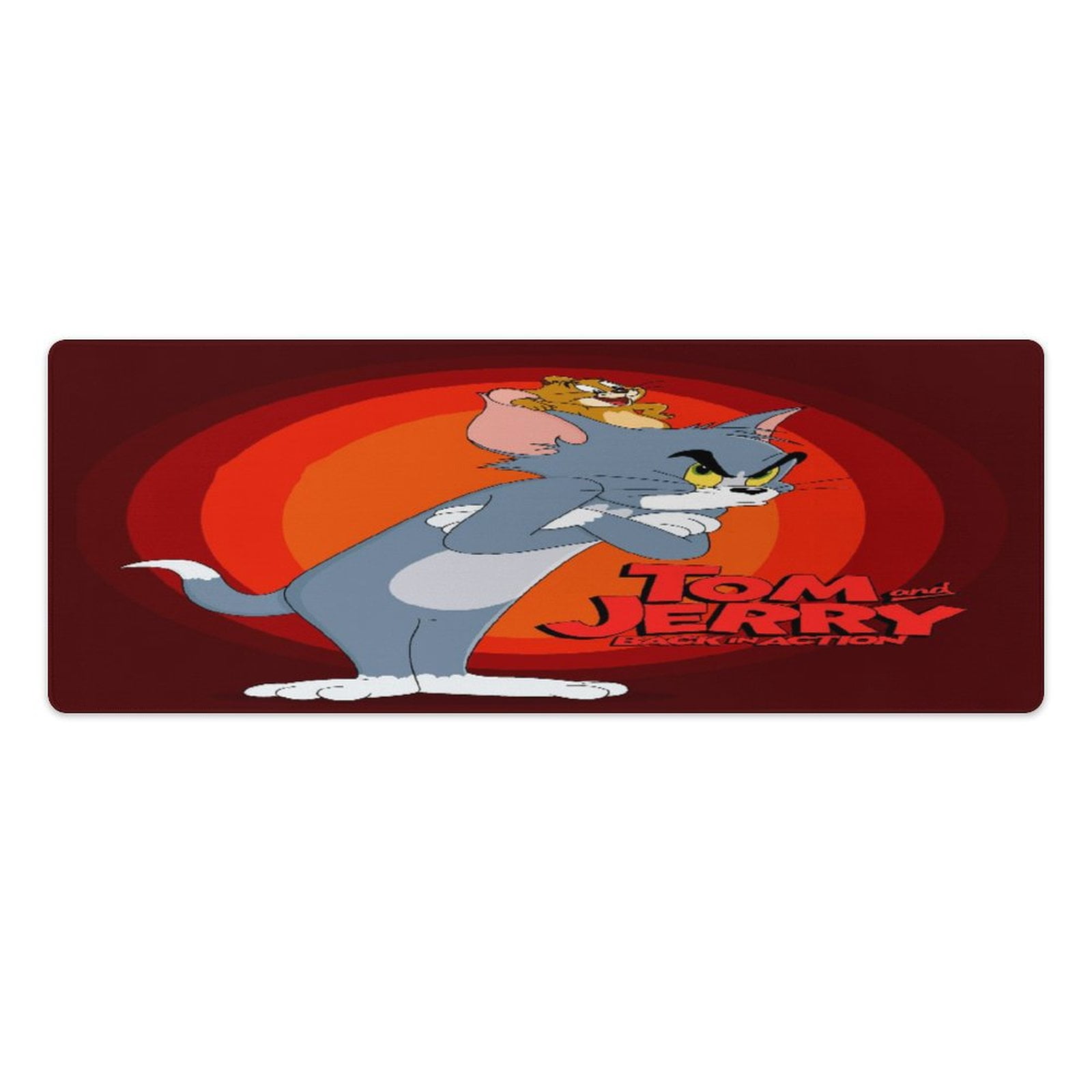 Tom Cat Jerry Large Mouse Pad Cartoon Mouse Pad Rectangle Mouse Pads for Computers Laptop ...