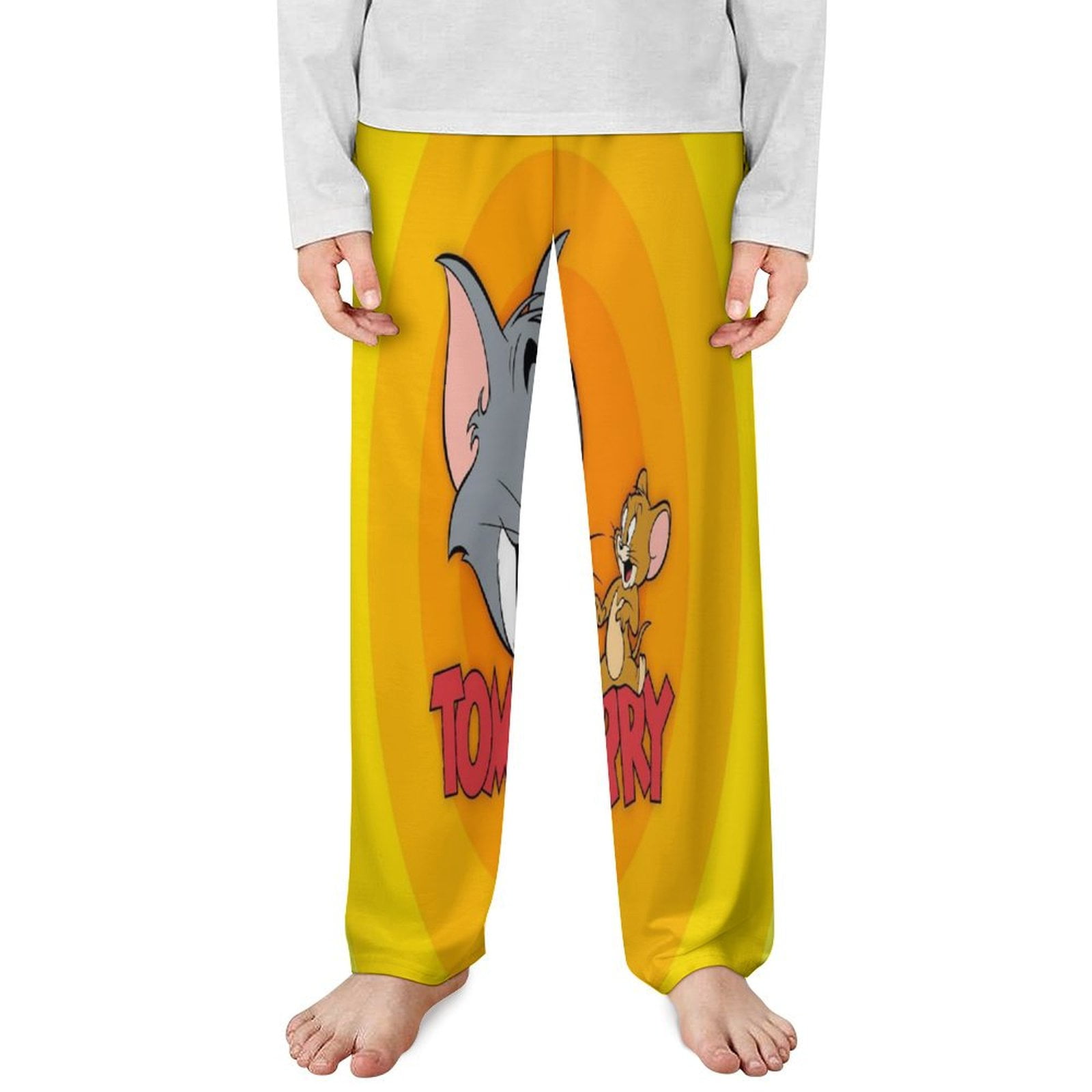 Tom Cat Jerry Pajamas for Boys Girls Cute Cartoon Print Kawaii Casual ...