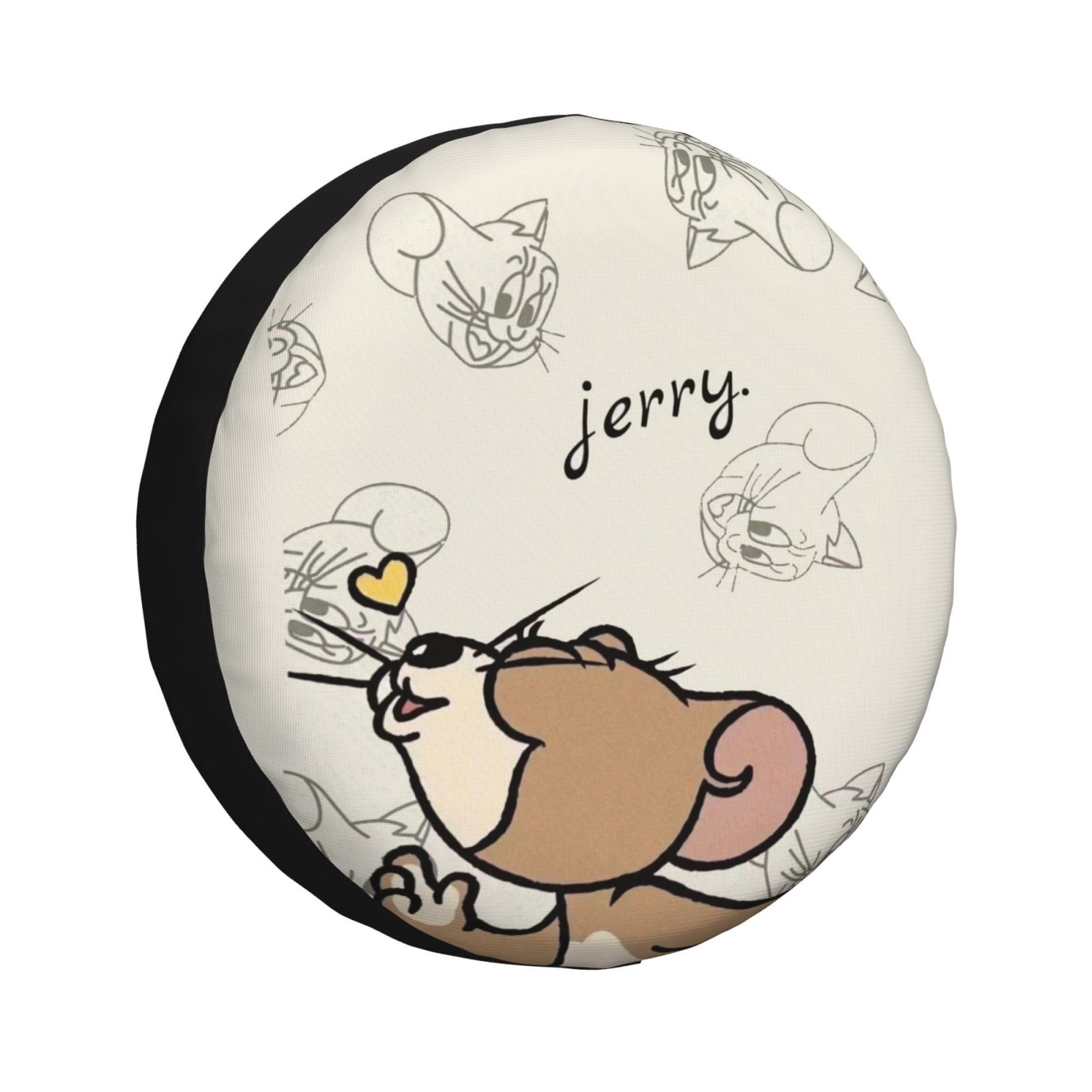 Tom Cat Jerry Spare Tire Cover Wheel Tire Cover Fit Trailer, RV, SUV and Many Vehicle 17 inch ...