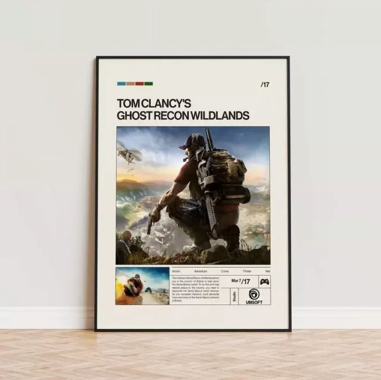 Tom Clancy'S Ghost Recon Wildlands Poster, Video Game Poster ...
