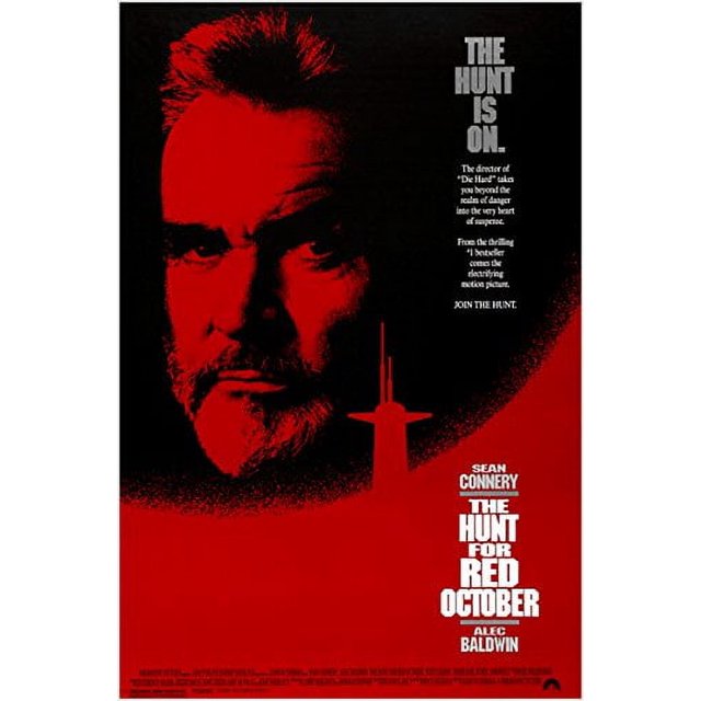 Tom Clancy'S The Hunt For Red October 1990 Movie Sean Connery 24" x 0. ...