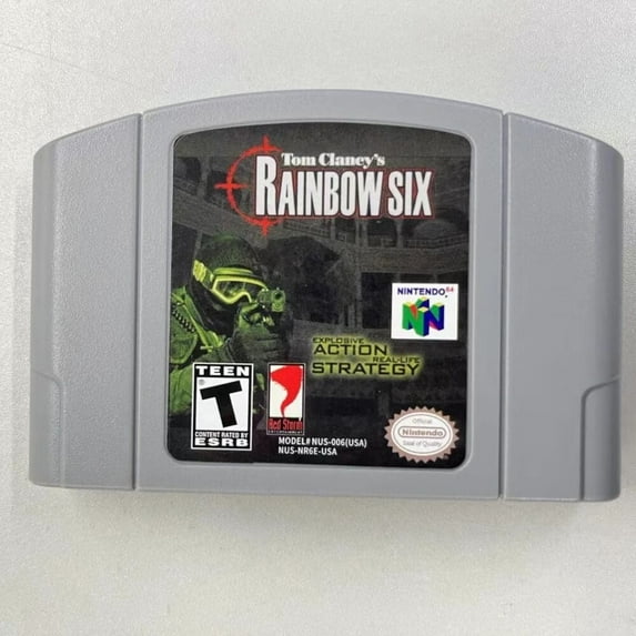 Tom Clancy's Rainbow Six - Classic N64 Tactical Shooter Game - US ...