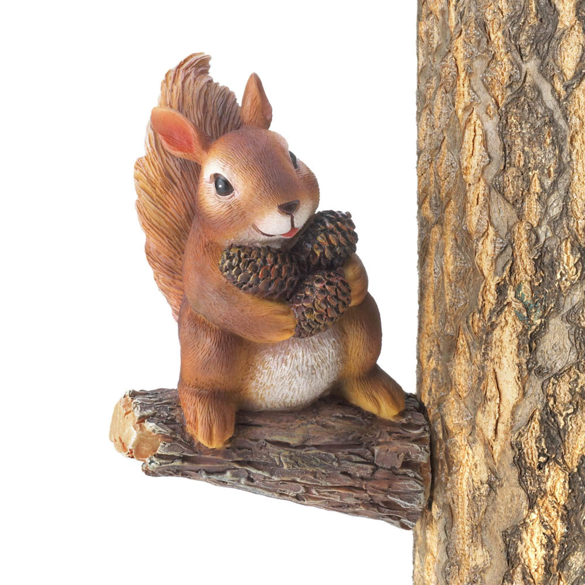 Tom & Co. Home Decor Gathering Squirrel Tree Decor - Walmart.com