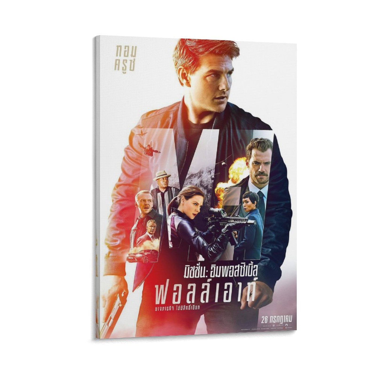 Tom Cruise Movie Poster (13) Artworks Canvas Poster Room Aesthetic Wall ...
