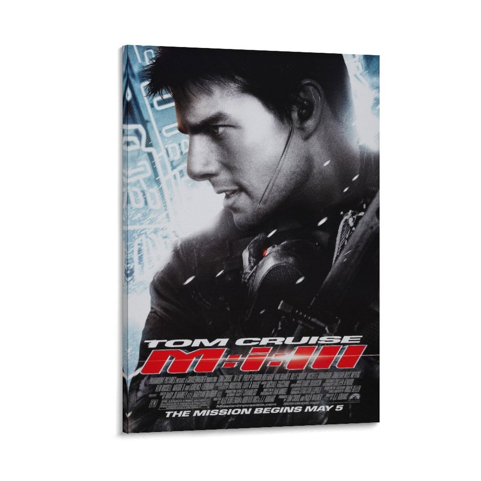 Tom Cruise Movie Poster (20) Artworks Canvas Poster Room Aesthetic Wall ...