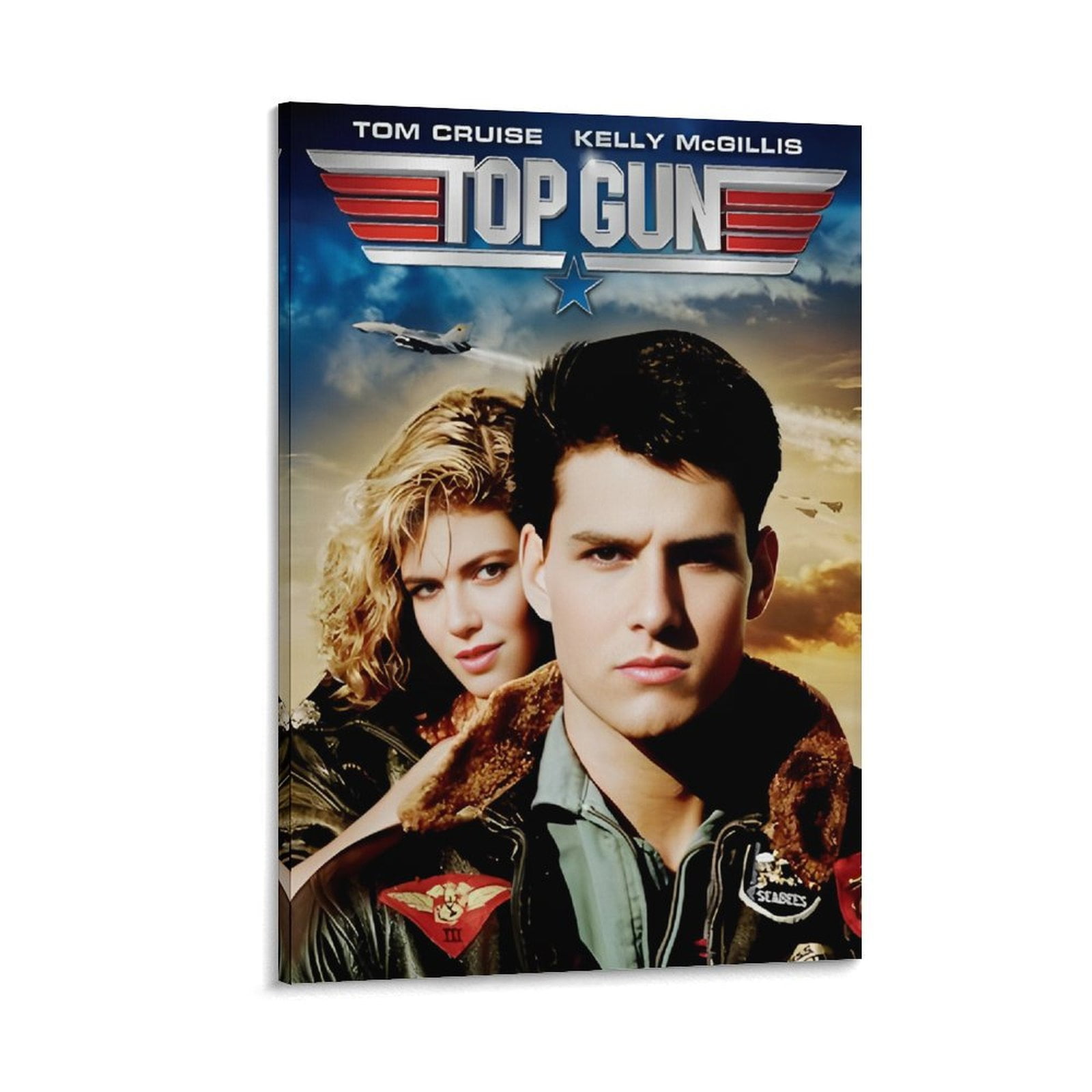 Tom Cruise Top Gun Movie Poster (13) Wall Art Poster Scroll Canvas ...