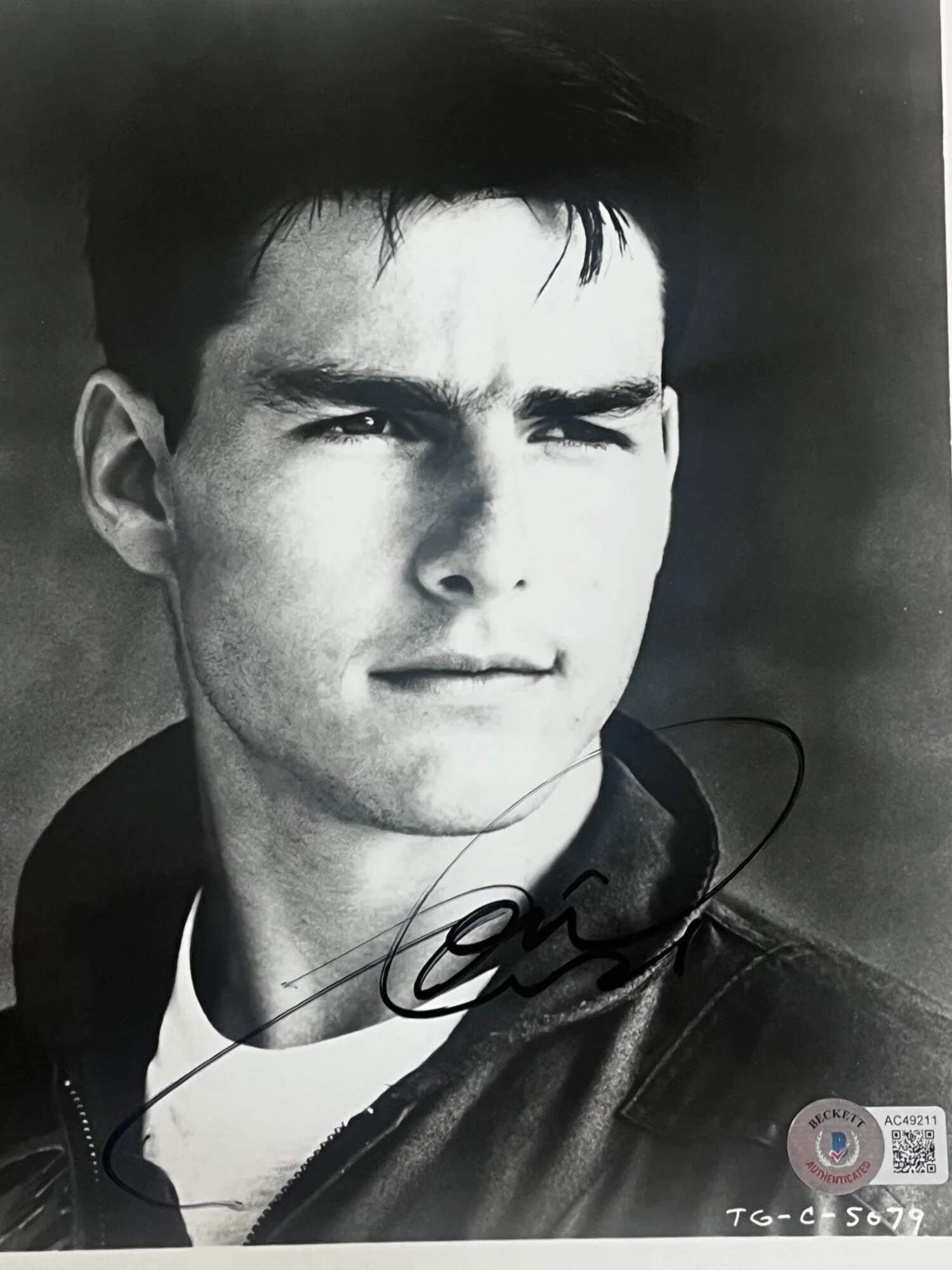 Tom Cruise autographed Top Gun 8x10 movie photo BAS Authenticated ...