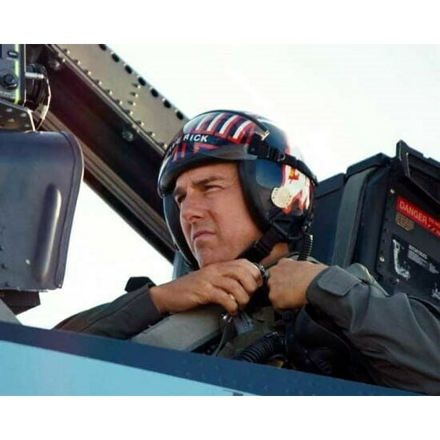 Tom Cruise in cockpit of his fighter jet as Maverick Top Gun 5x7 photo ...