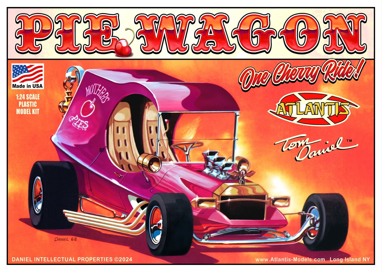 Tom Daniel - 1:24 Scale Model Kit - Pie Wagon Show Rod - Walmart.com