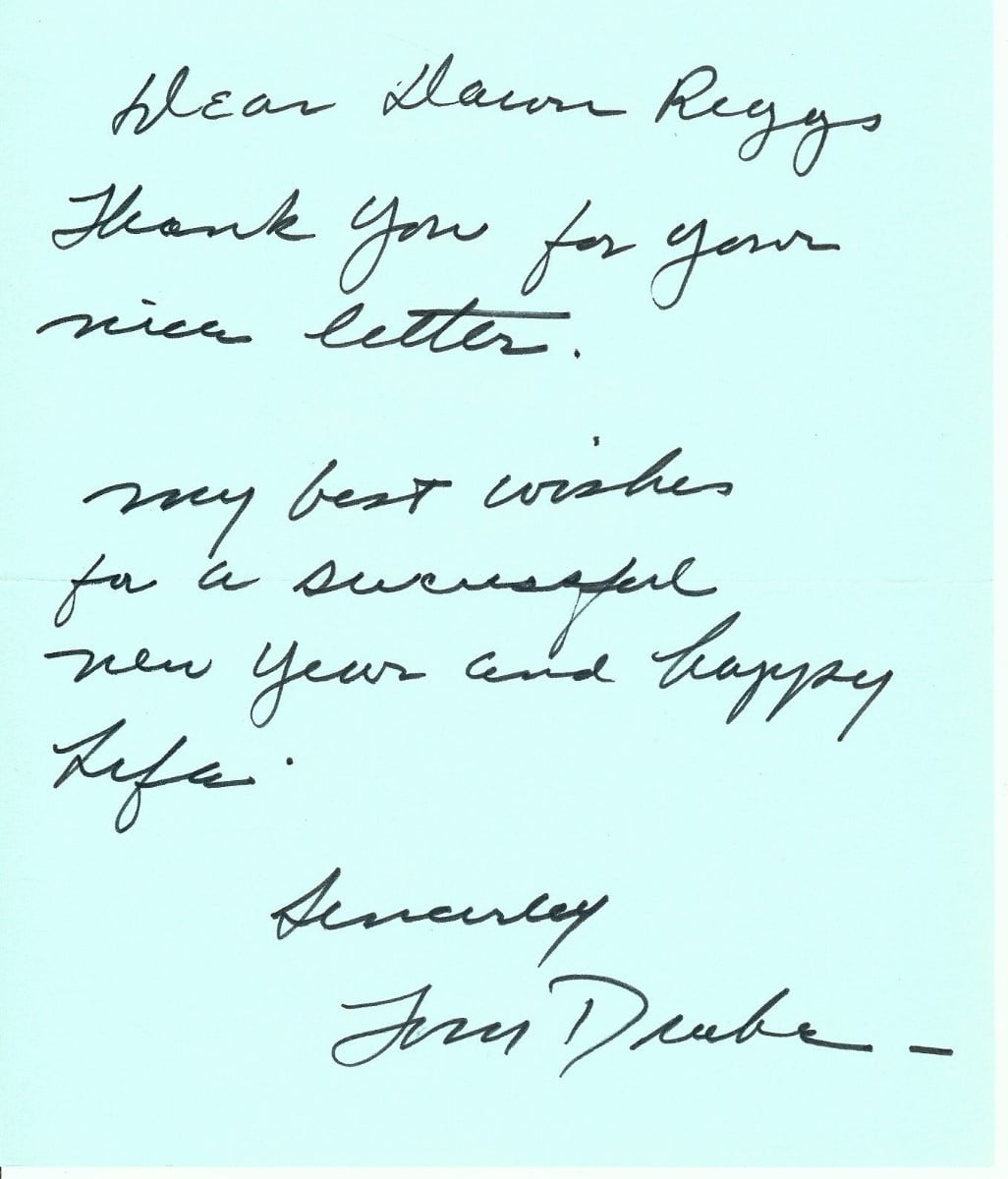Tom Drake Signed Autograph Personal Letter Actor Meet Me in St Louis ...