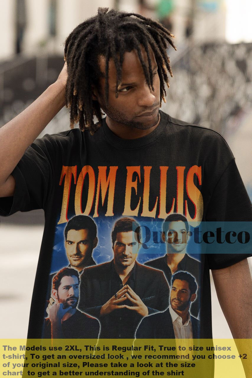 Tom Ellis, Tom Ellis Shirt, Tom Ellis Vintage Tshirt, Tom Ellis Fan ...