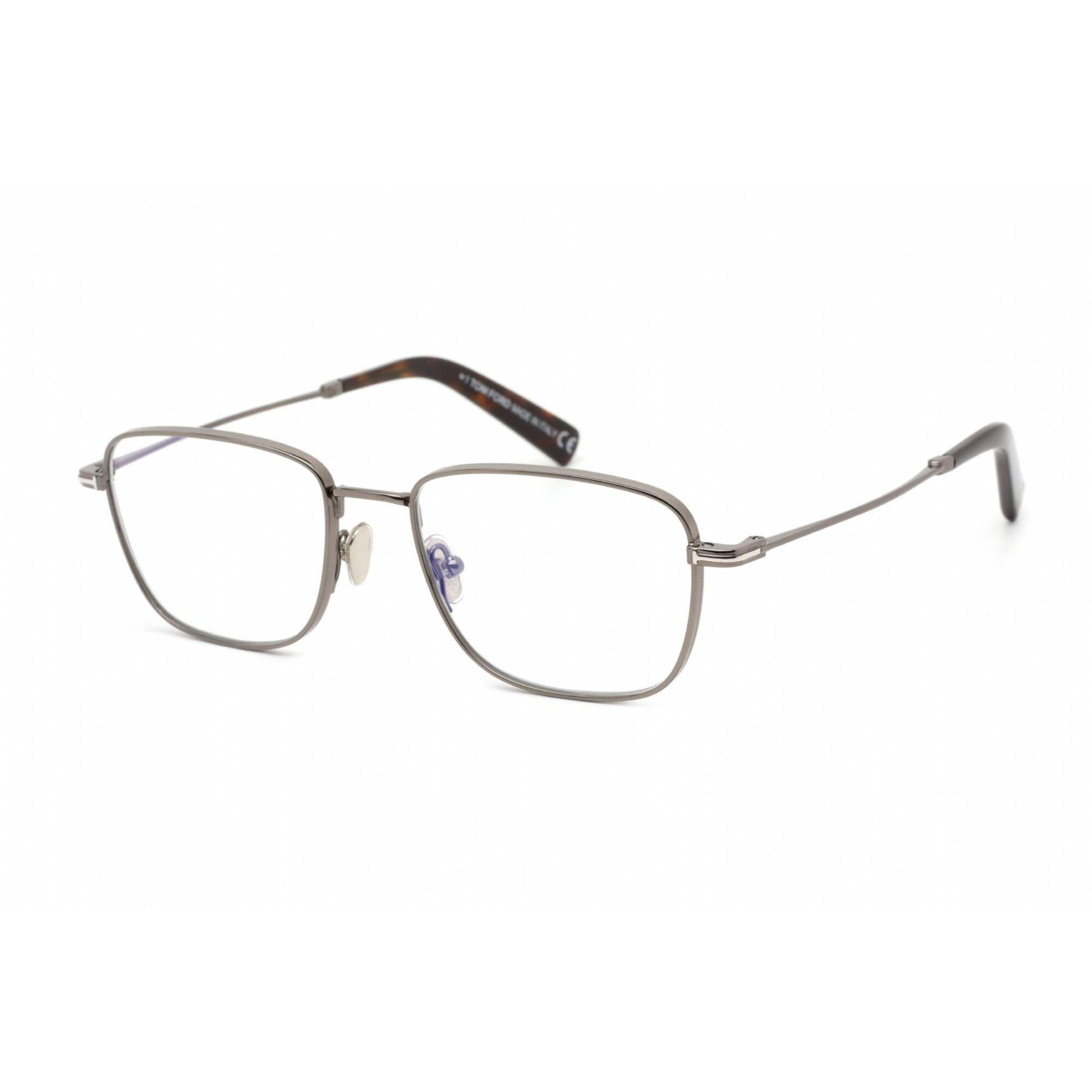 Tom Ford FT5748-B 012 Men's Shiny Dark Ruthenium Metal Eyeglasses ...