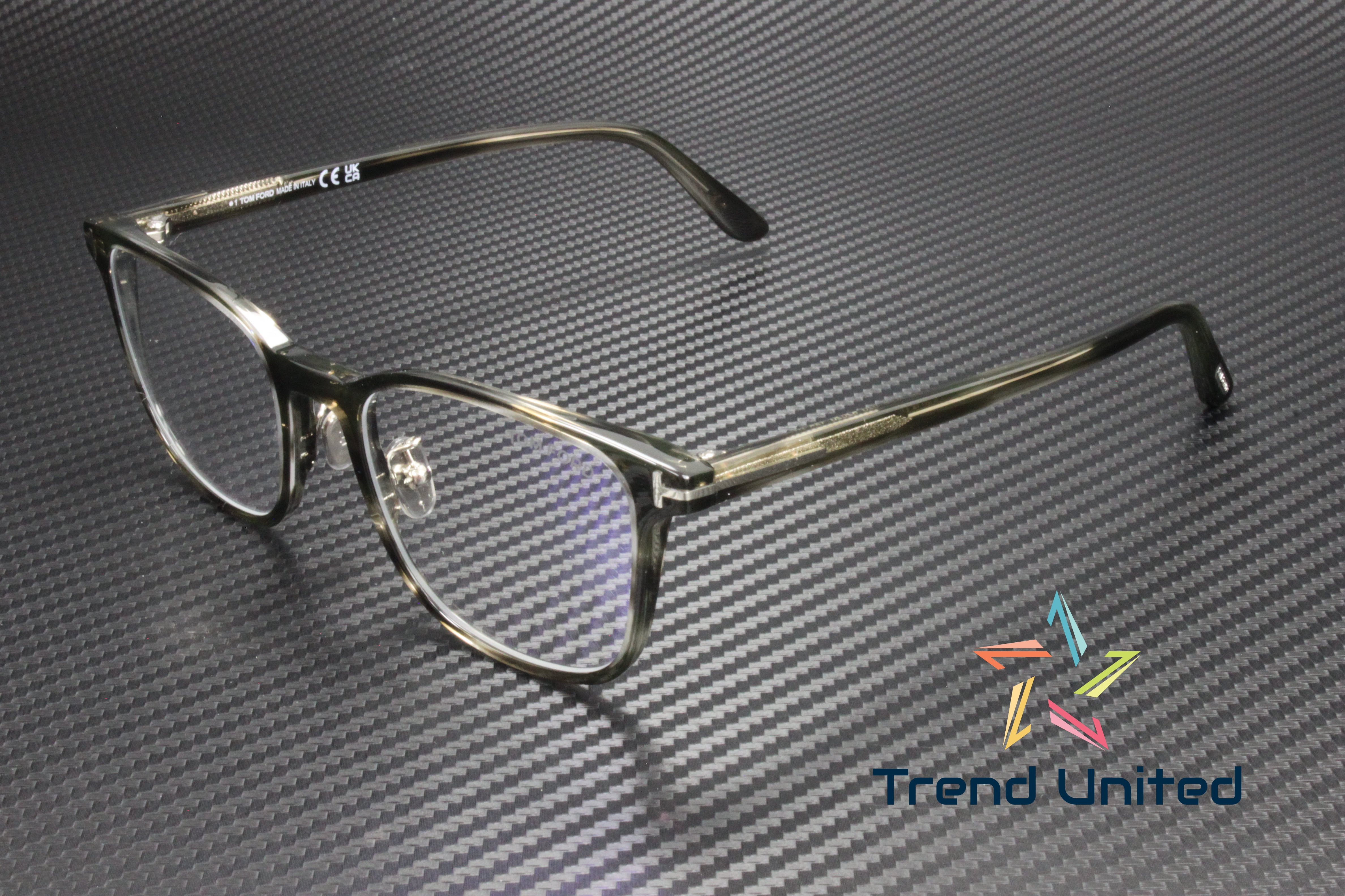 Tom Ford FT5925 D B 020 Plastic Grey Other 52 mm Men's Eyeglasses ...