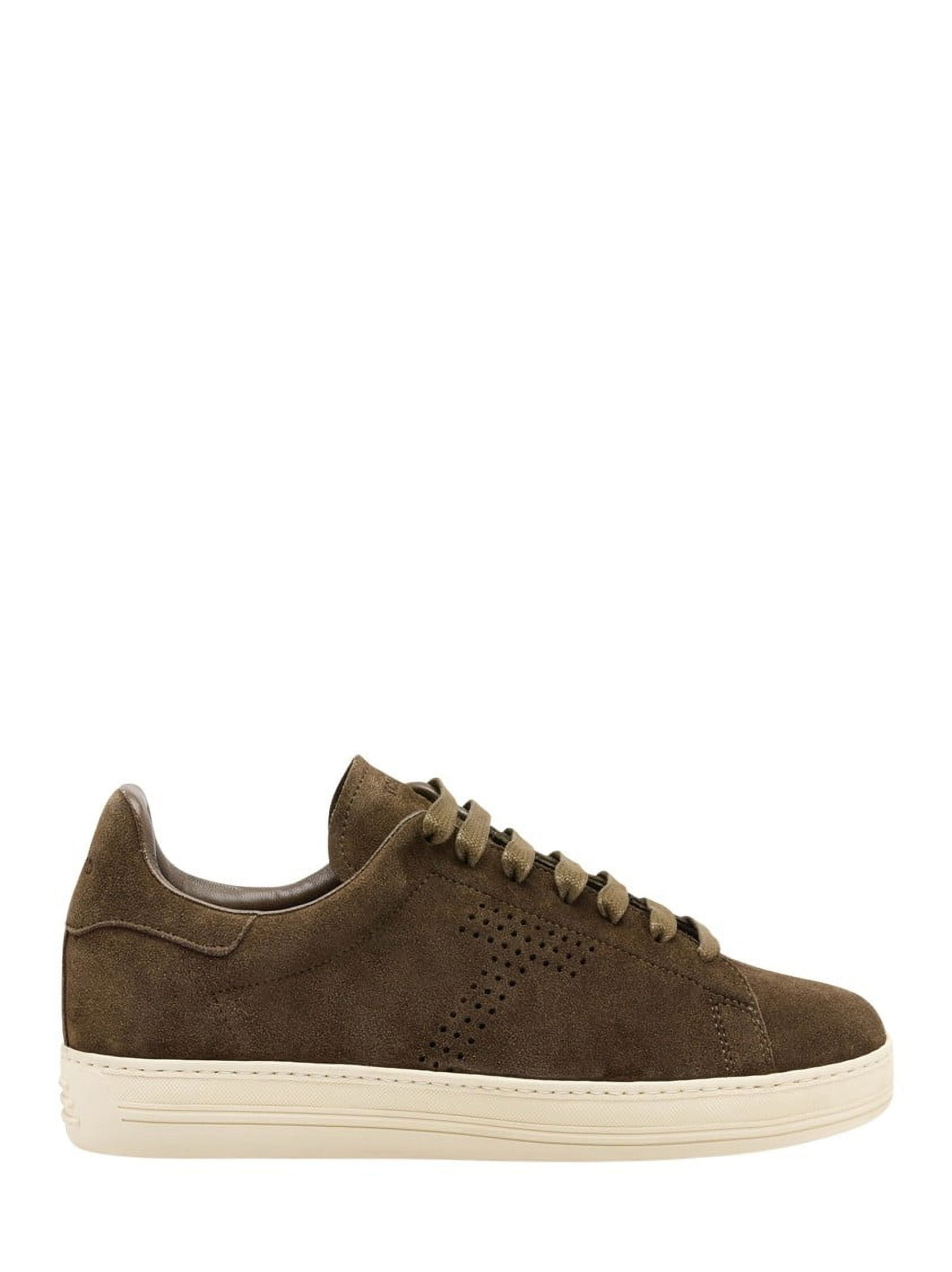 Tom Ford Military Green Suede Warwick Sneakers Brown (Men's) - Walmart.com