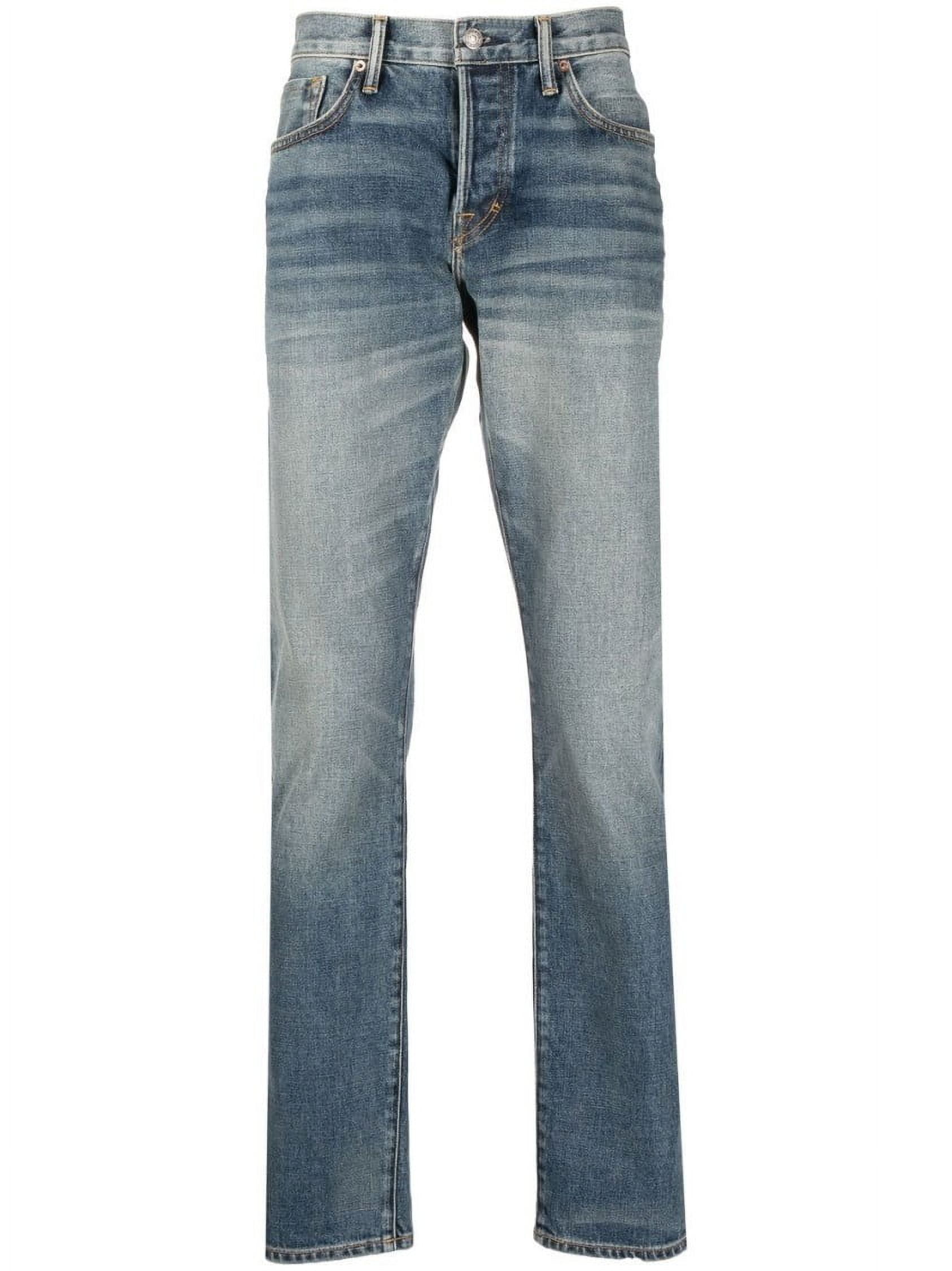 Tom Ford Men's Straight-Fit Denim Jeans Blue Sizes waist/inches 22-42 ...