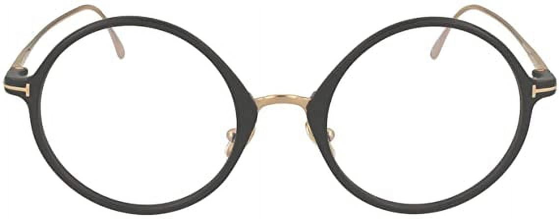 Tom Ford Round Eyeglasses Blue Blocker, Optical Frames, TF5703-B 001 ...