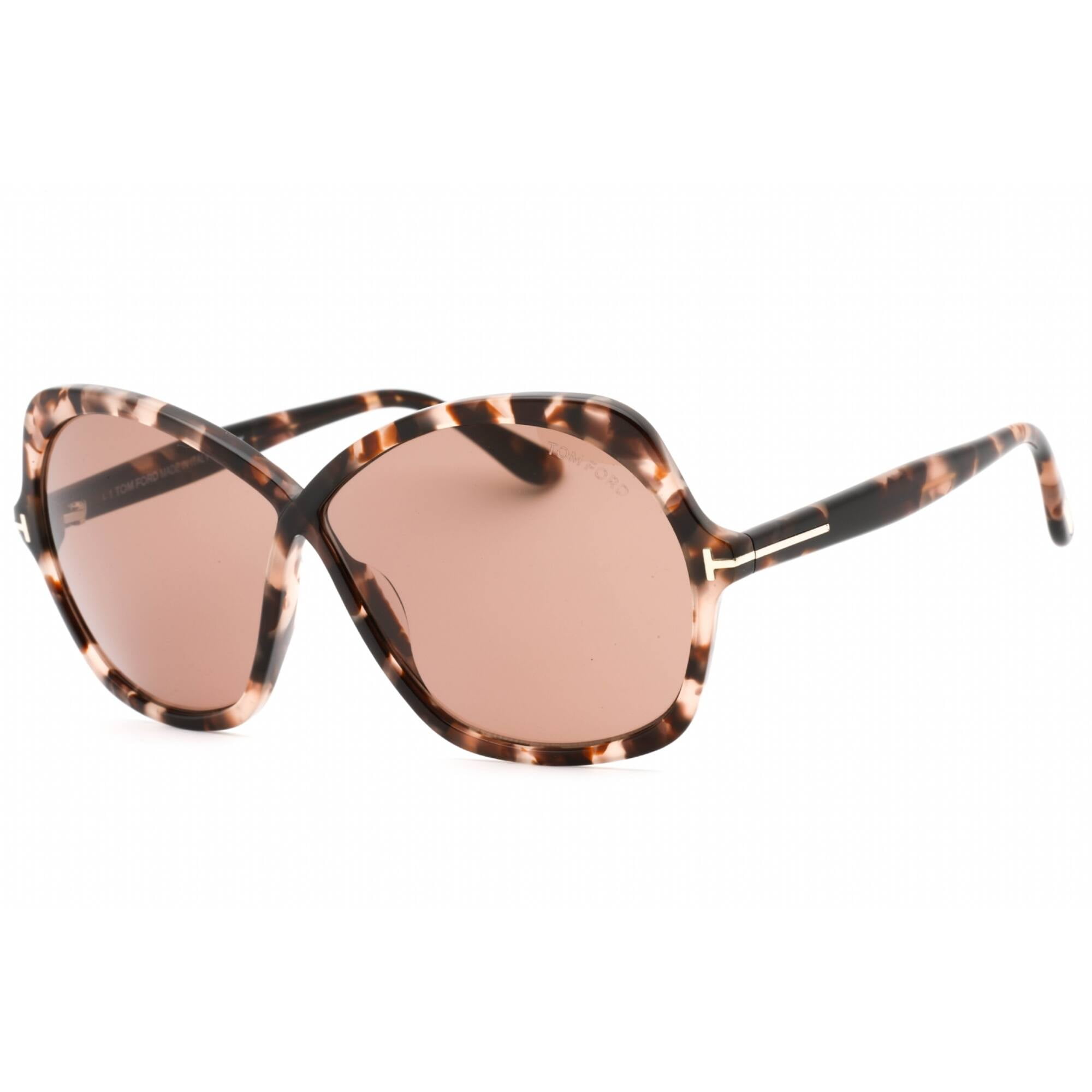 Tom Ford Sunglasses Rosemin FT1013 55Y Coloured Havana Violet - Walmart.com