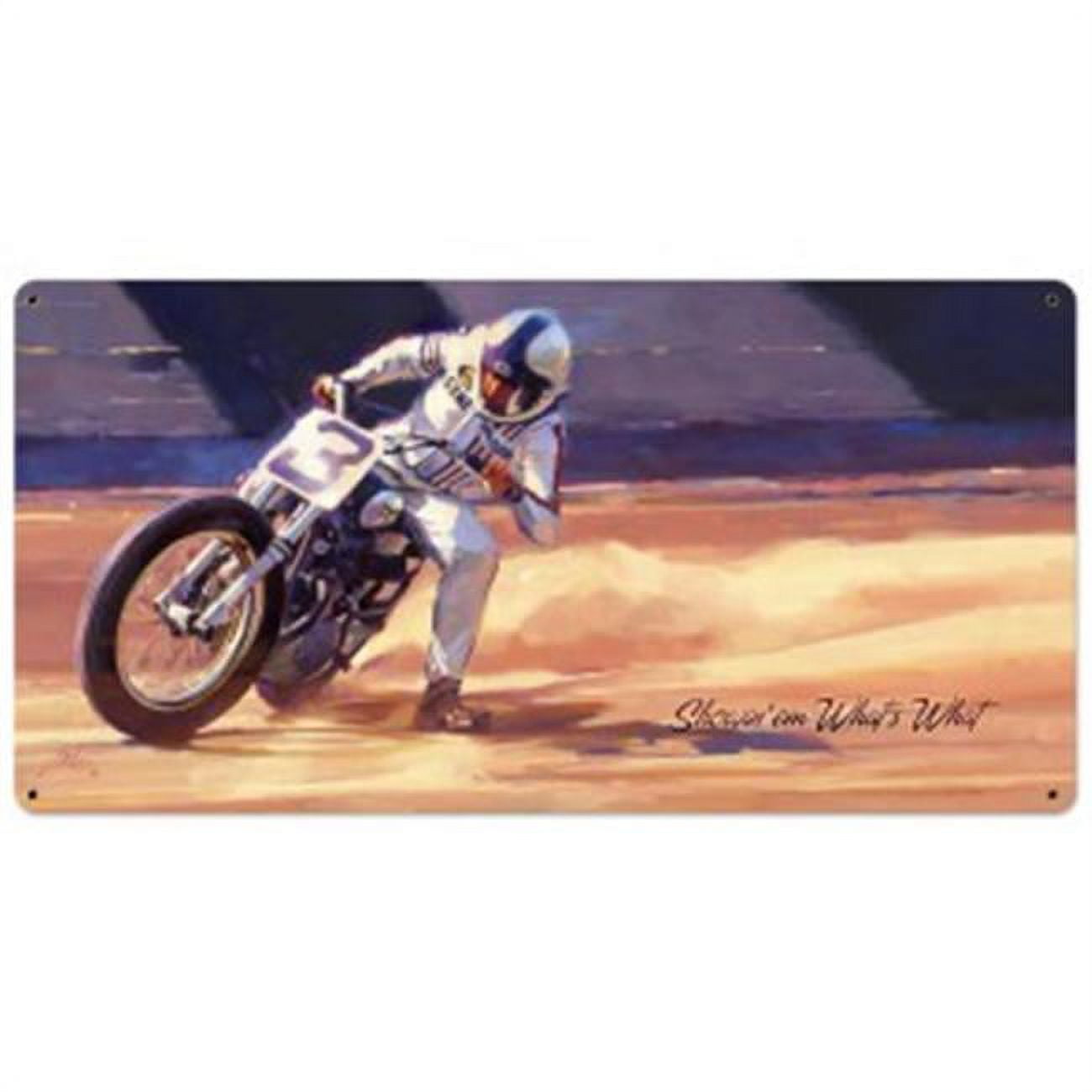 Tom Fritz 36 x 18 in. Showin Em Whats What Large Metal Sign - Walmart.com