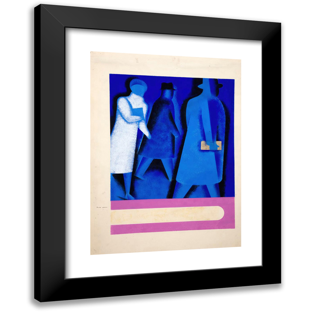 Tom Gentleman 14x18 Black Modern Framed Museum Art Print Titled ...